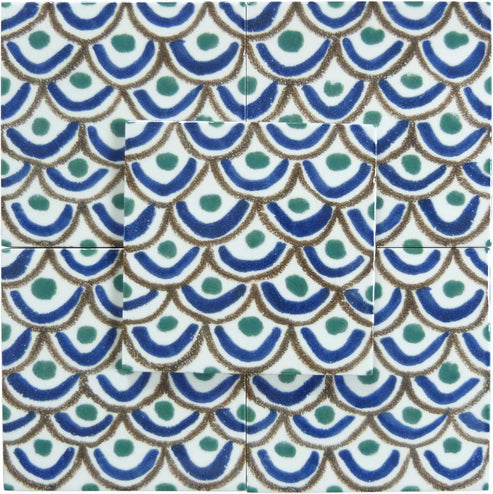 Sol Tappeto 1 6×6 Glossy Porcelain Tile | Oasis Tile