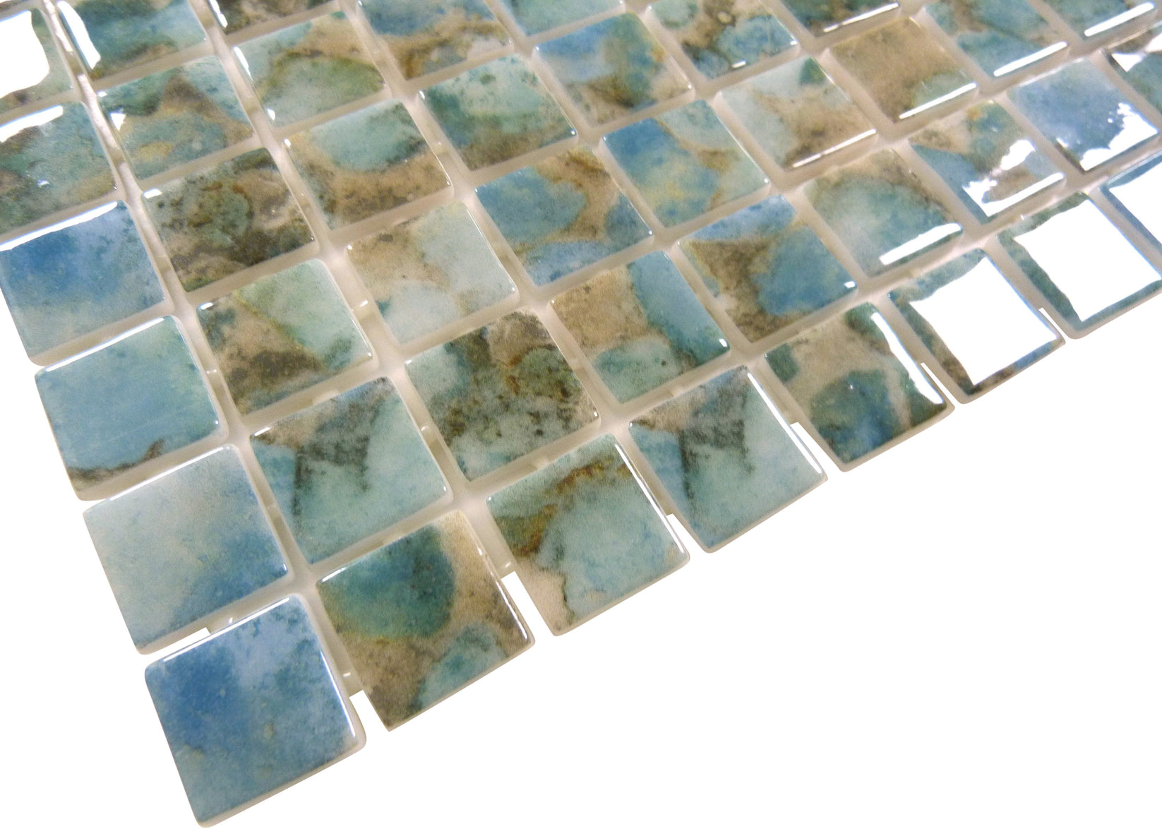 Vanguard Rodas 1x1 Glossy Glass Tile | Oasis Tile