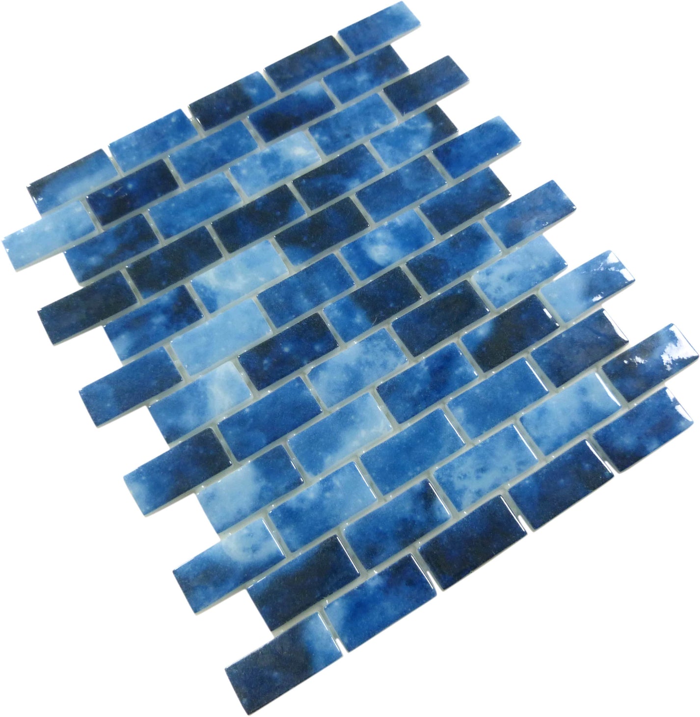 Vanguard Sena 1x2 Glossy Glass Tile | Oasis Tile
