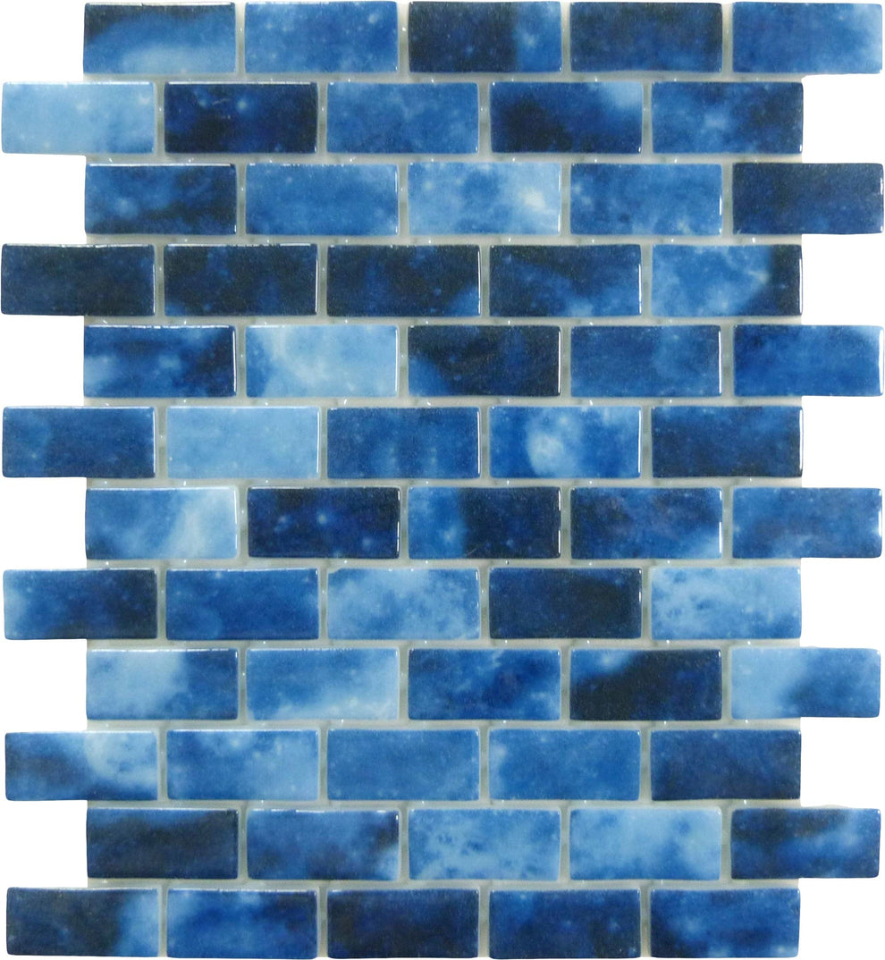 Vanguard Sena 1x2 Glossy Glass Tile | Oasis Tile