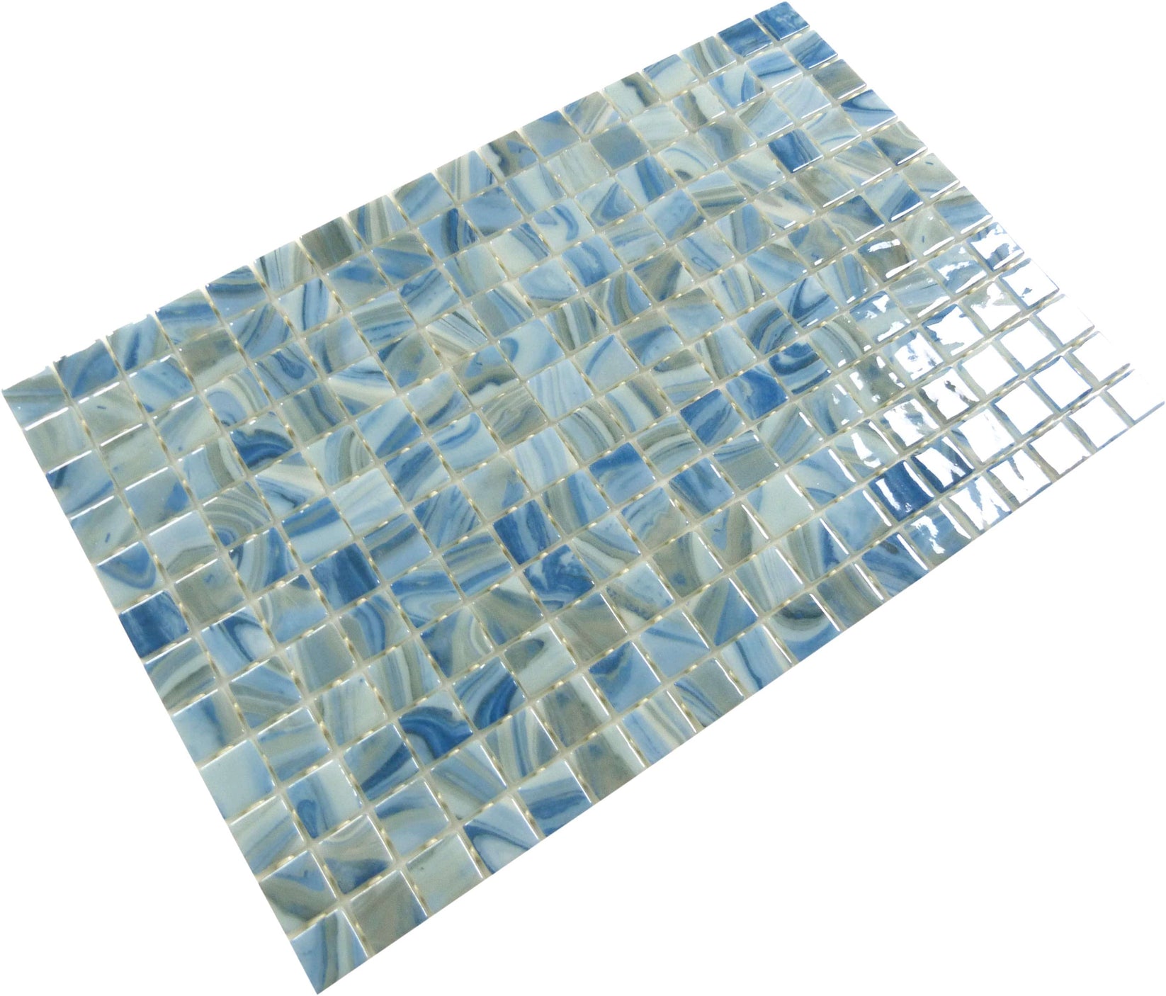 Vanguard Tourmaline 1x1 Glossy Glass Tile | Oasis Tile