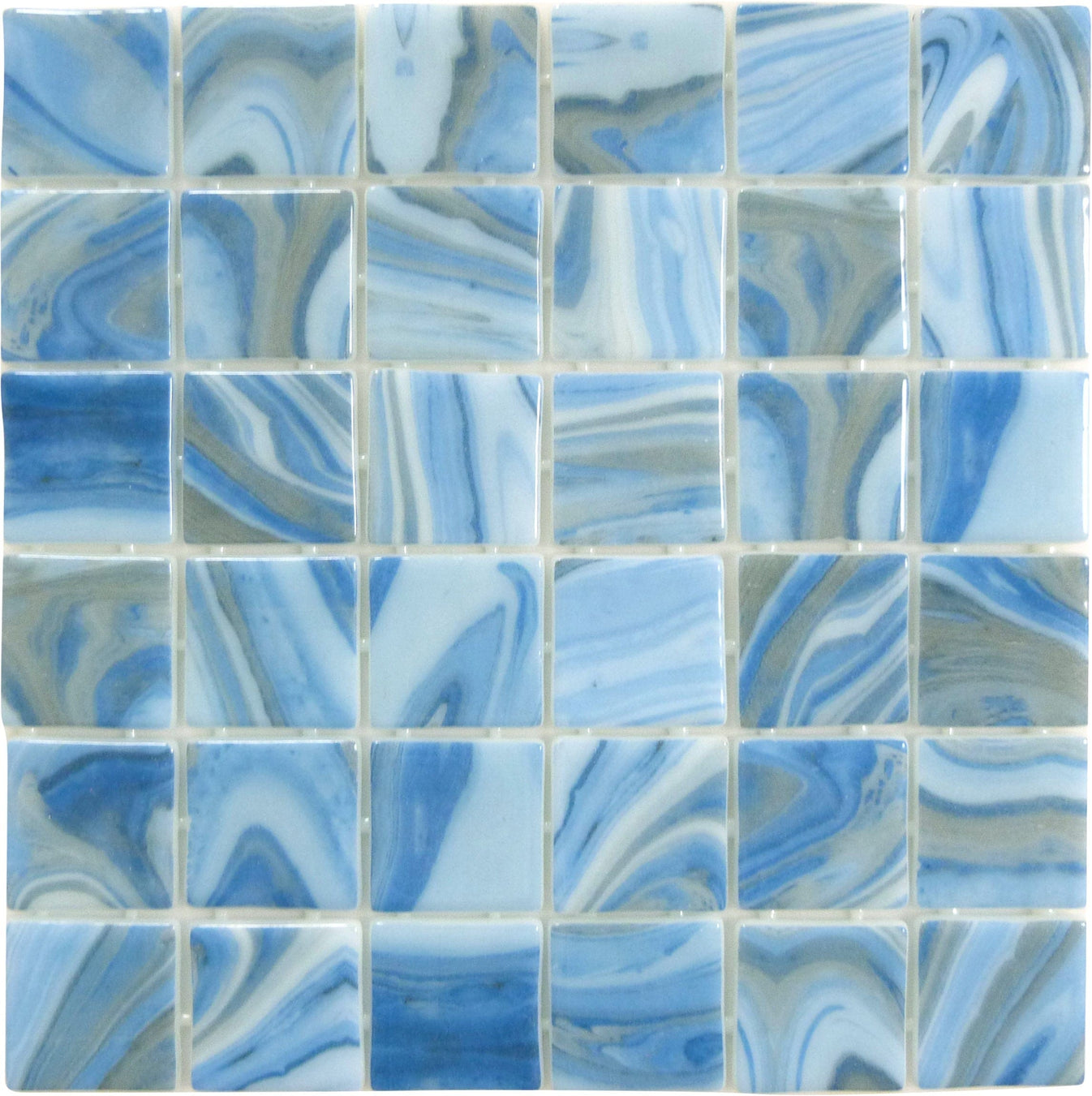Vanguard Tourmaline 2x2 Glossy Glass Tile | Oasis Tile