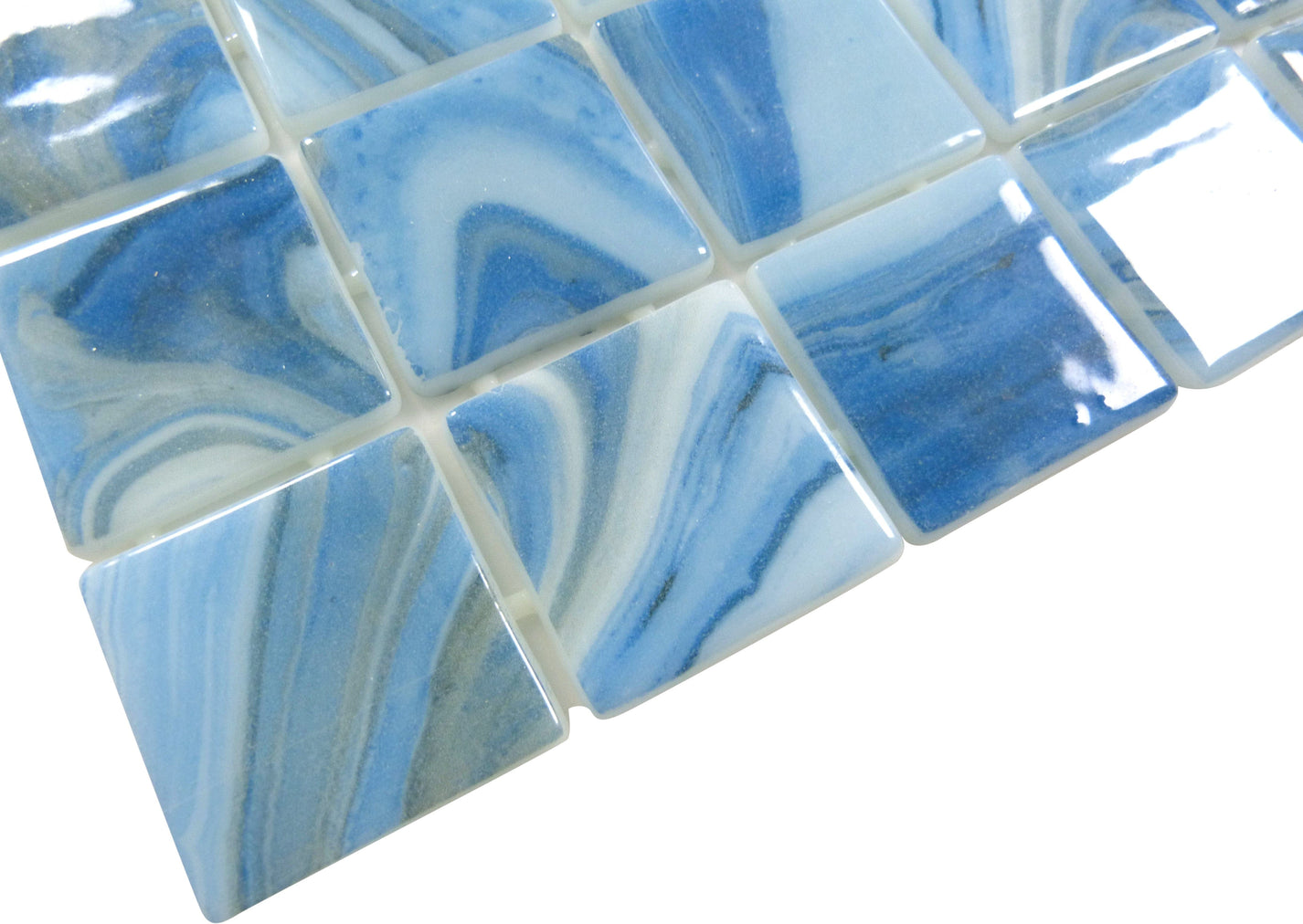 Vanguard Tourmaline 2x2 Glossy Glass Tile | Oasis Tile
