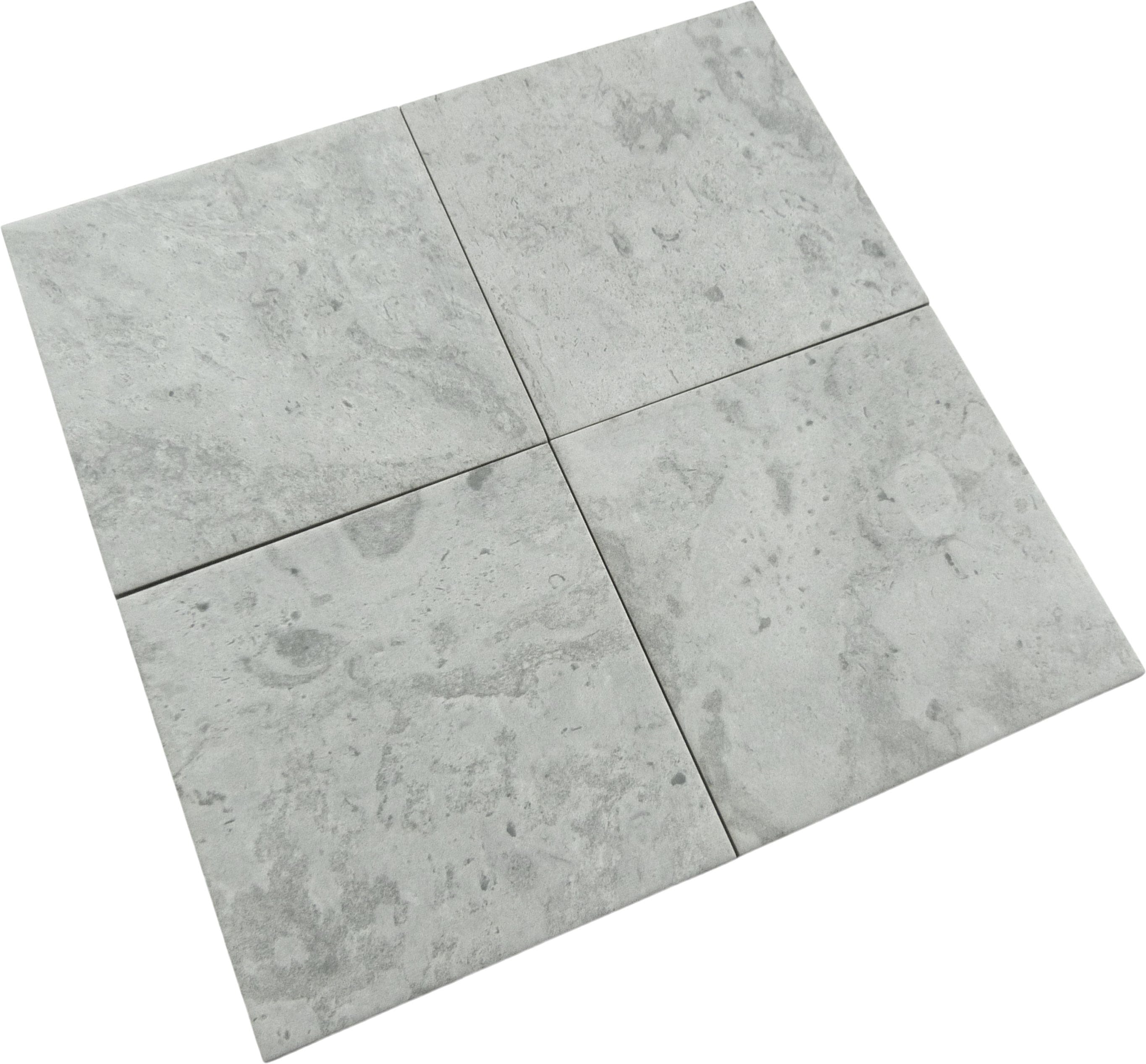 AlttoGlass Coralina Grey 6x6 Matte Porcelain Tile | Oasis Tile