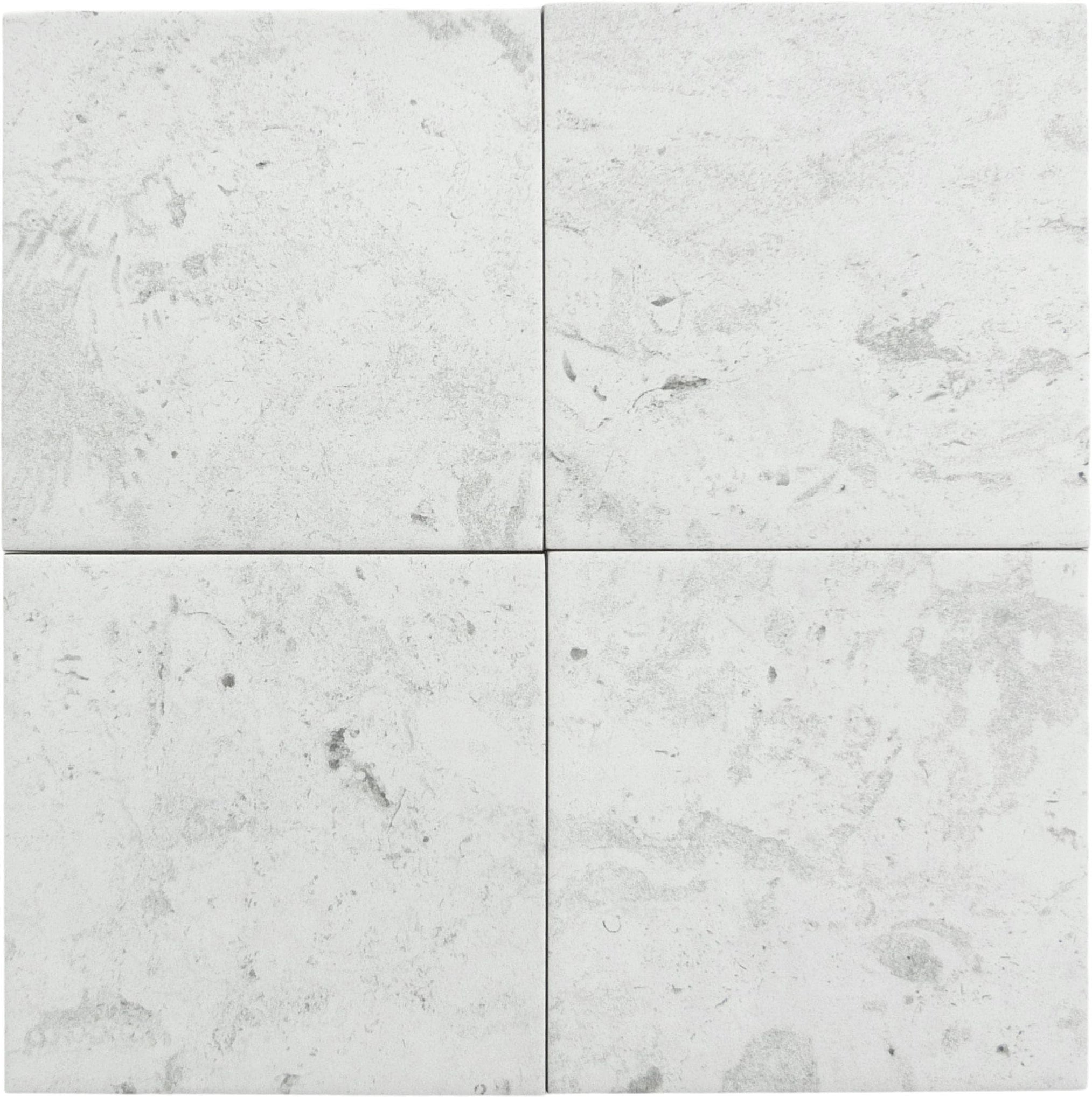 AlttoGlass Coralina White 6x6 Matte Porcelain Tile | Oasis Tile