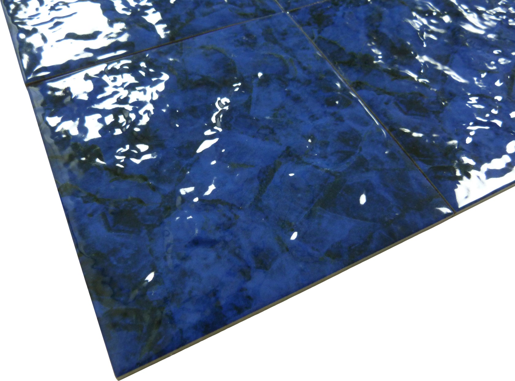Reef Relief Cobalto Blue 6x6 Glossy Porcelain Tile | Oasis Tile