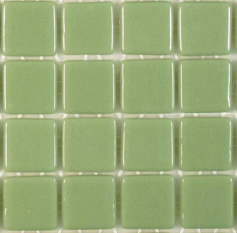 Light Green 1x1 Glass Glossy Tile | Light Green Tile | Oasis