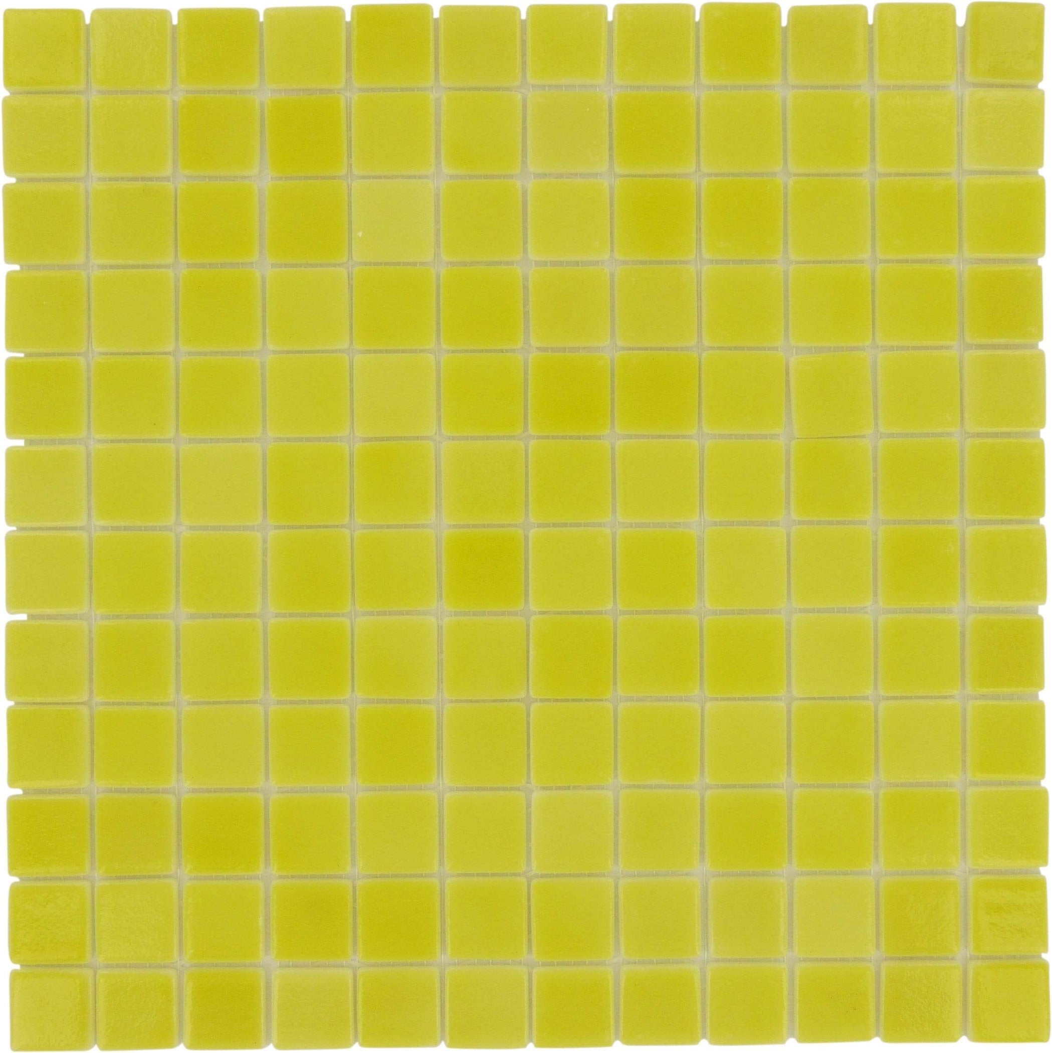 Order Lemon Yellow Glass Glossy Tile Online