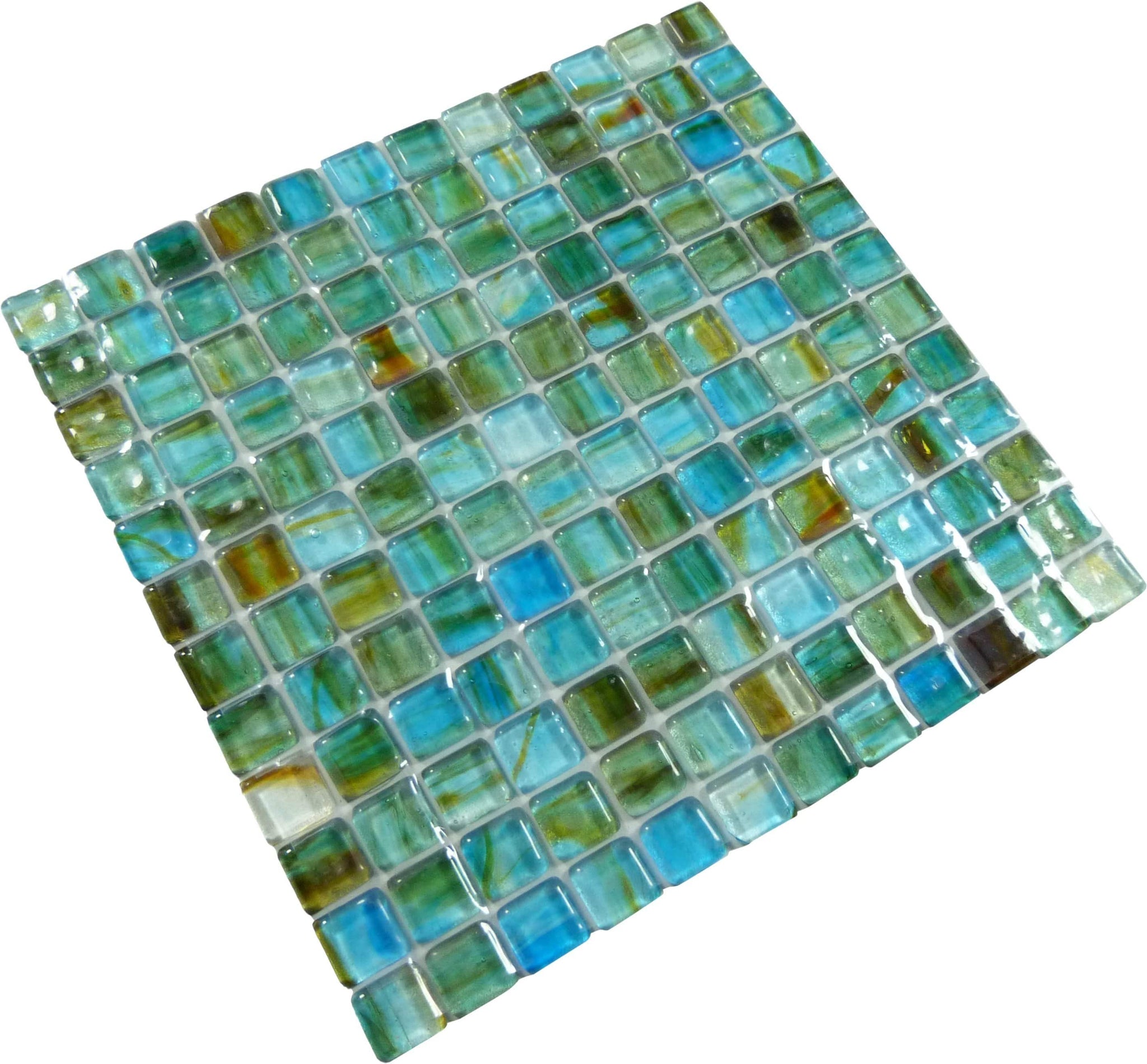 Buy Turquoise Blue Glossy Glass Tile Online At Oasis Tile