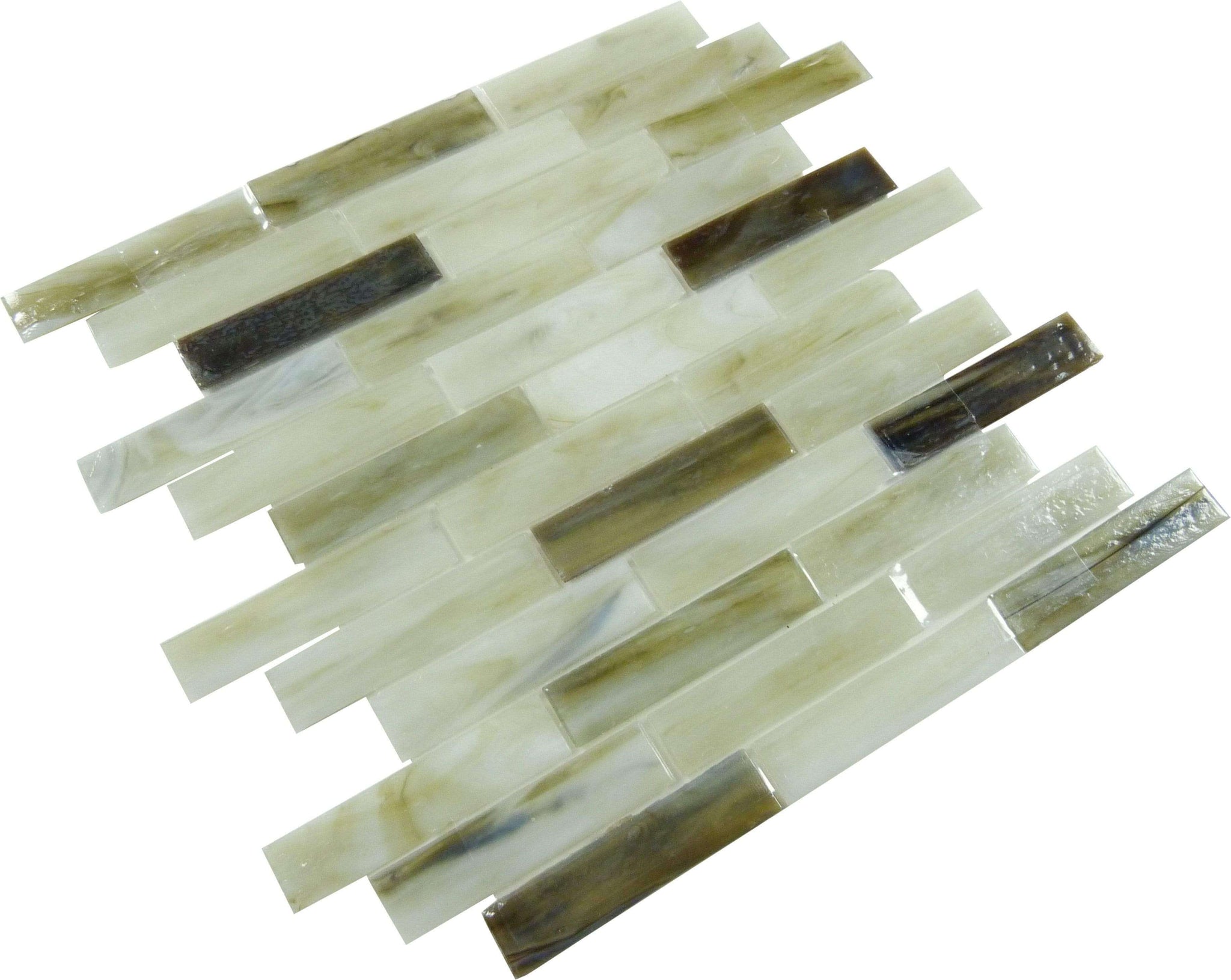 Hirsch 1'' x 4'' Brown Glass Uniform Brick Tile Glossy LN0132