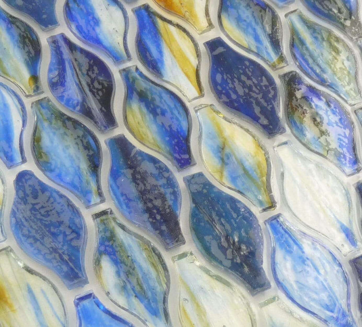 Hirsch Unique Shapes Blue Glass Unique Shapes Tile Glossy XCM227