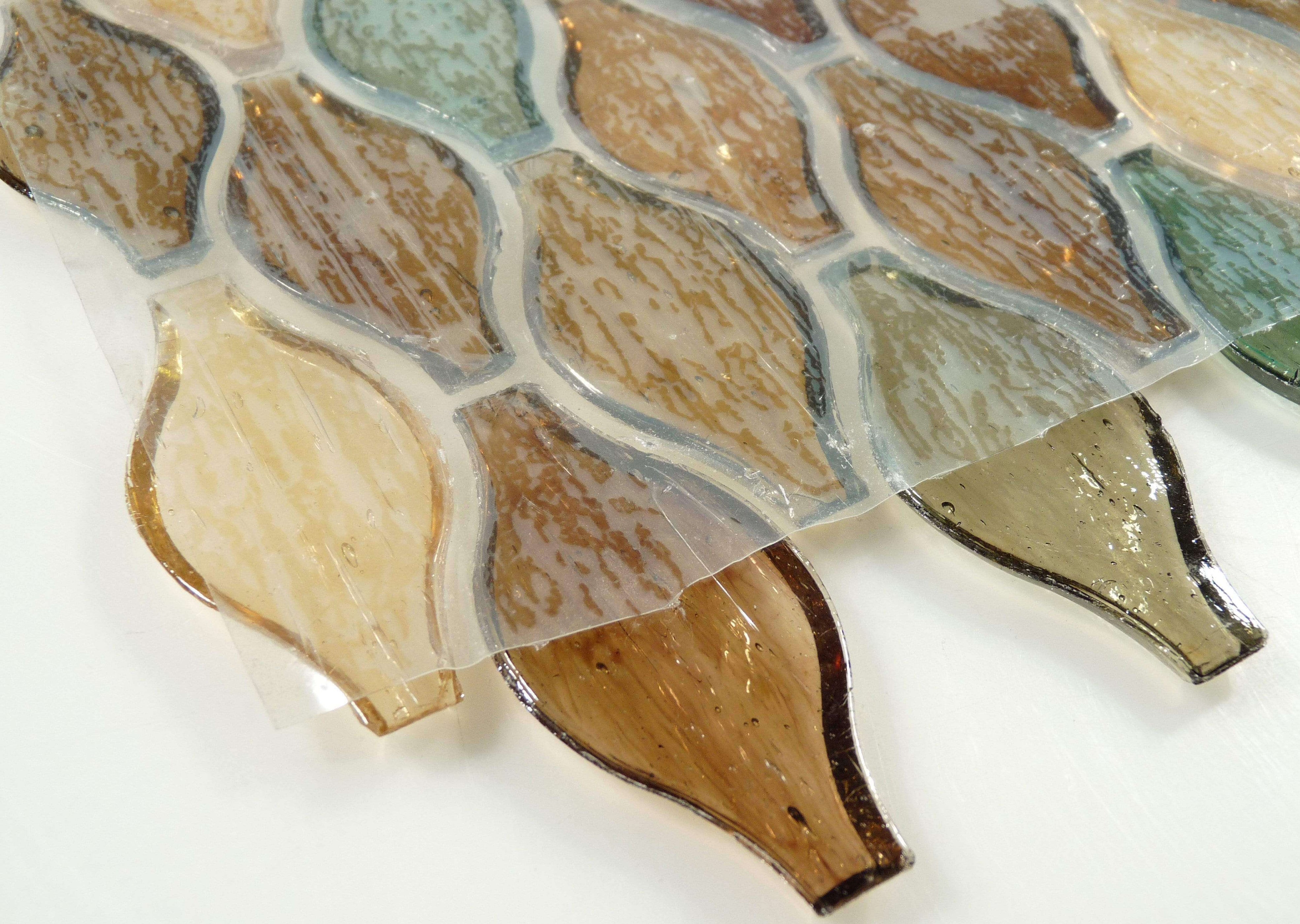Hirsch Unique Shapes Brown Glass Unique Shapes Tile Glossy XM0004