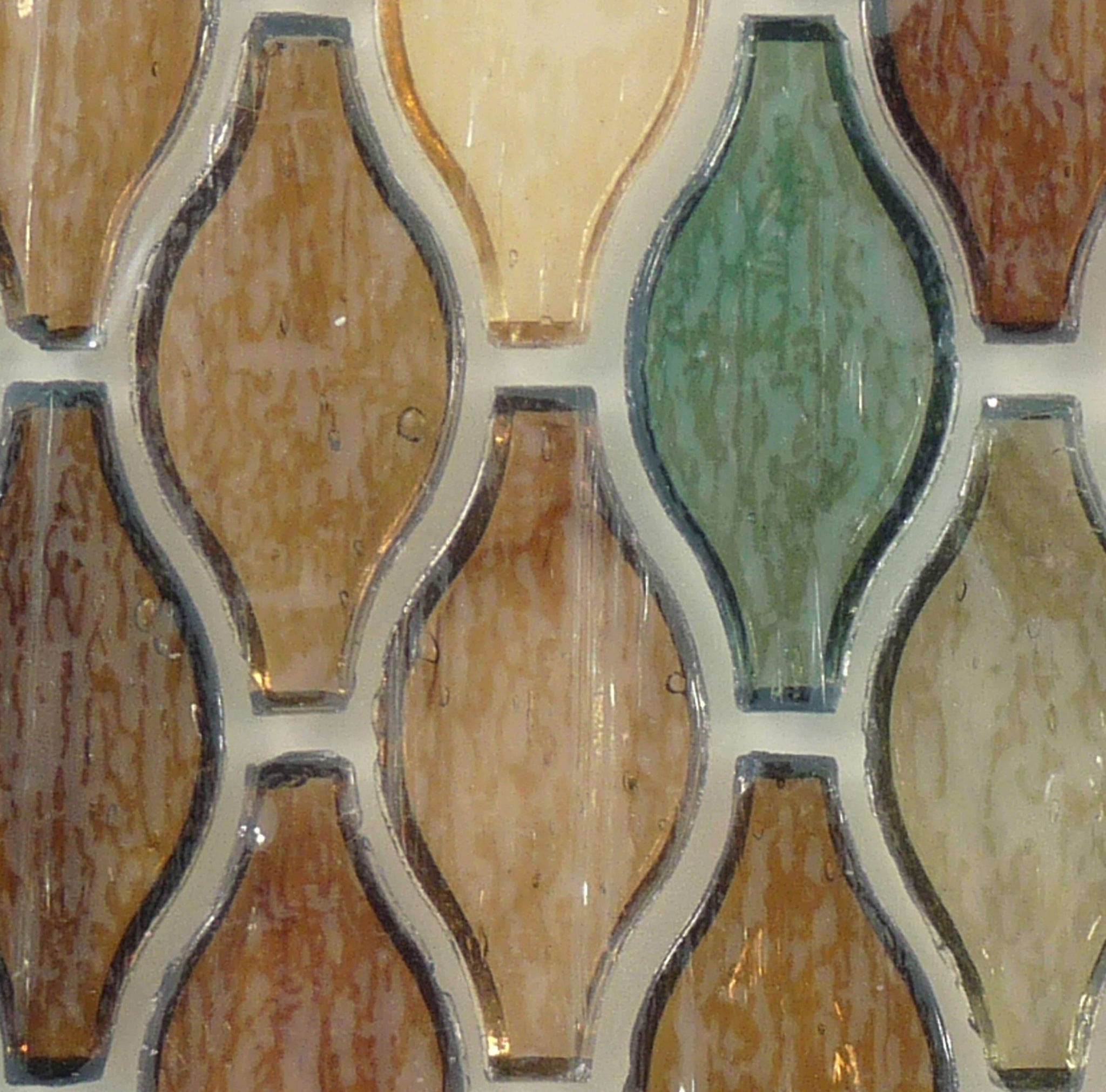 Hirsch Unique Shapes Brown Glass Unique Shapes Tile Glossy XM0004