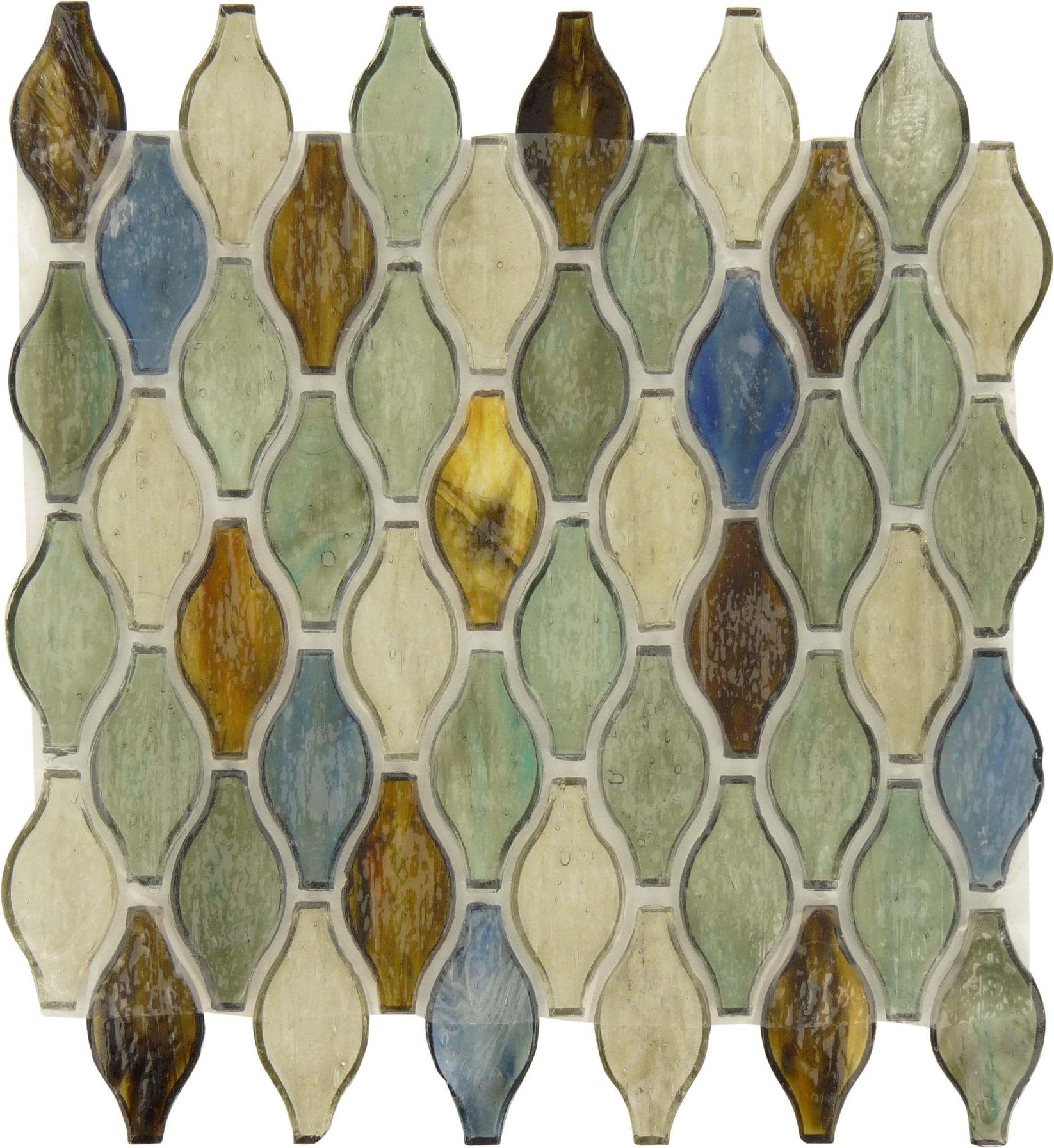 Hirsch Unique Shapes Brown Glass Unique Shapes Tile Glossy XM0006