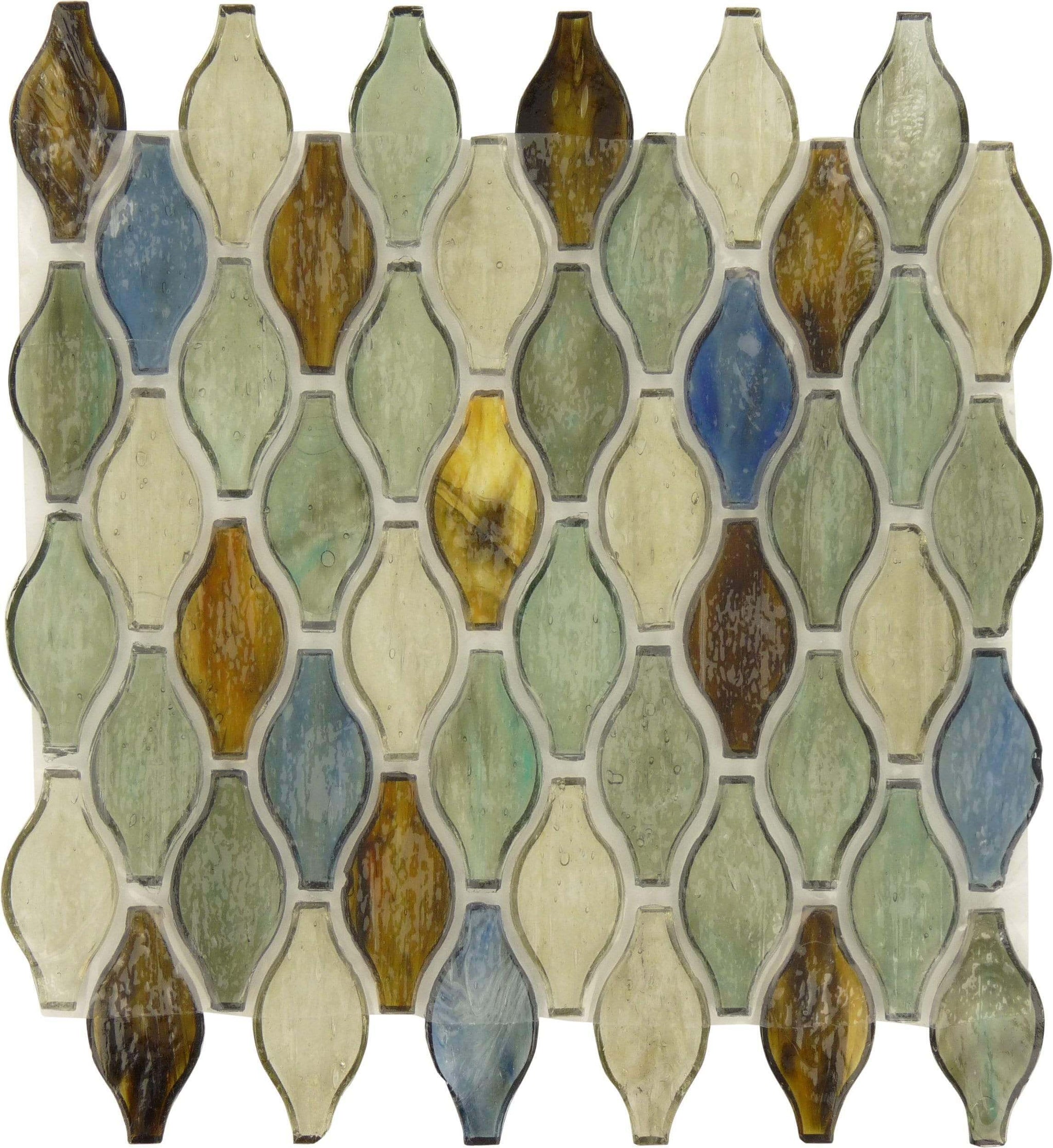 Hirsch Unique Shapes Brown Glass Unique Shapes Tile Glossy XM0006