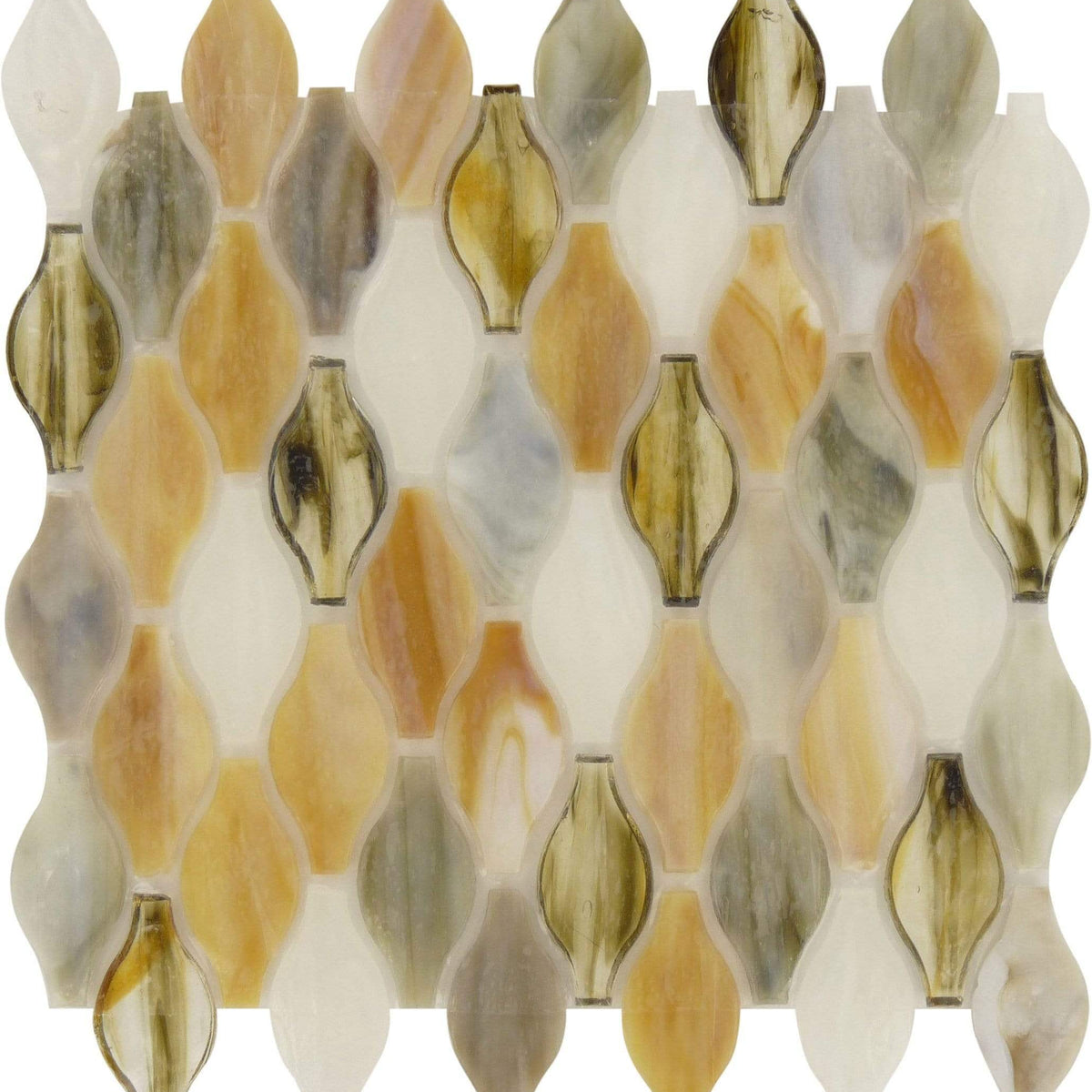 Hirsch Unique Shapes White Glass Unique Shapes Tile Glossy XCM225