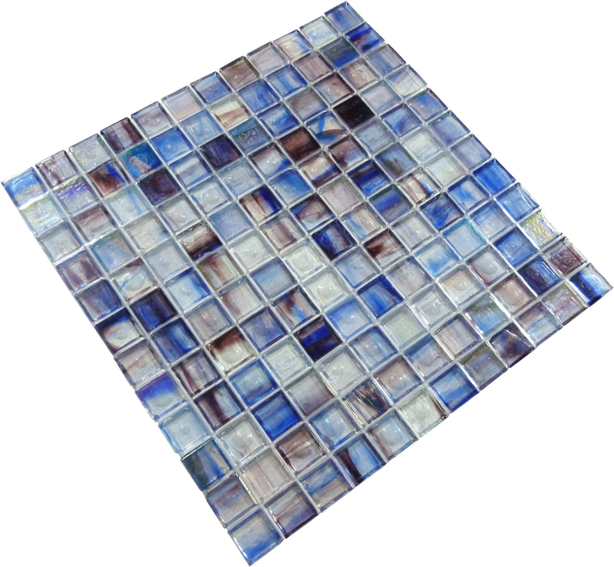 Iridescent Tile Backsplash | Multi-Color Glass Tile