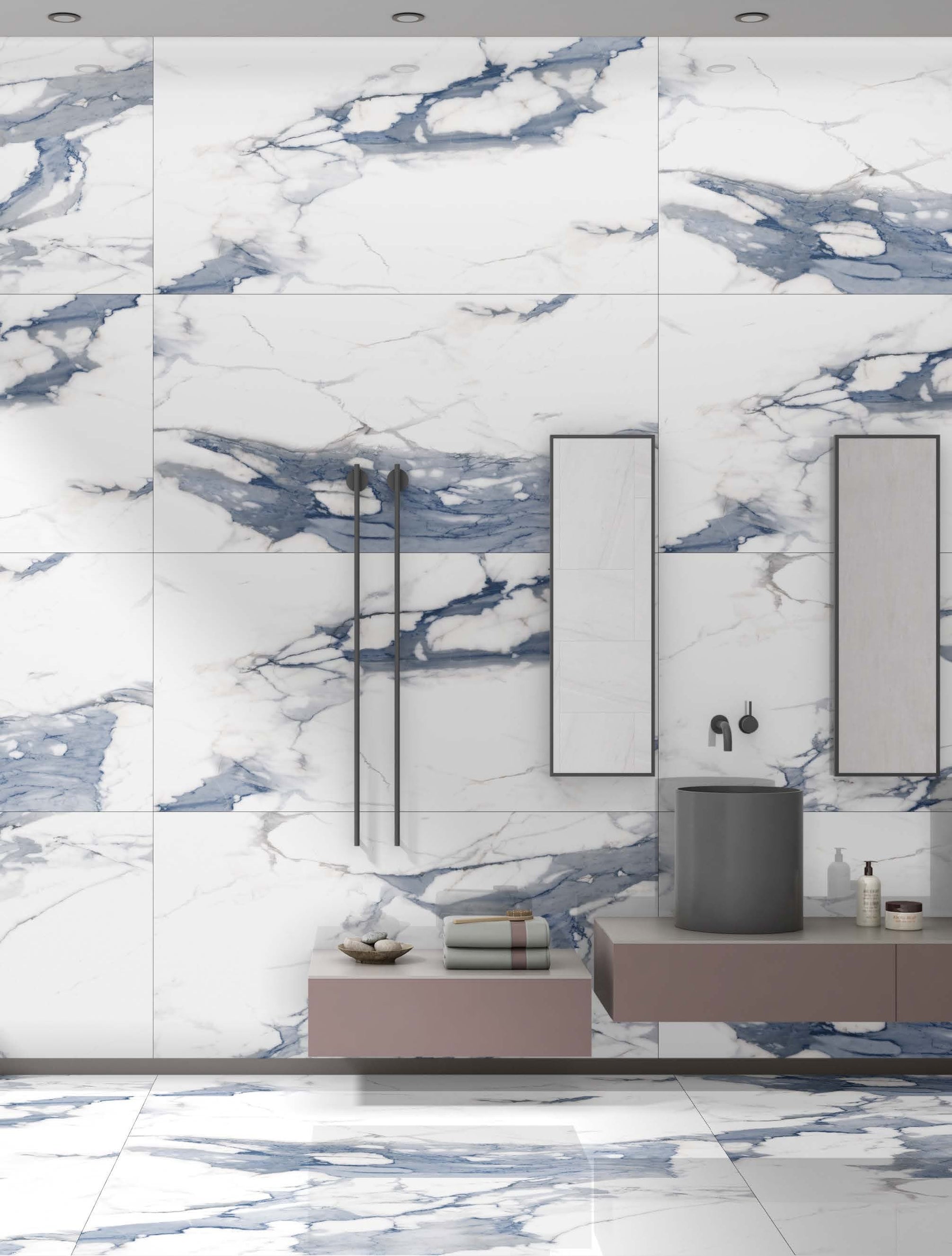 Blue Gem 12x24 Matte Porcelain Tile | Oasis Tile