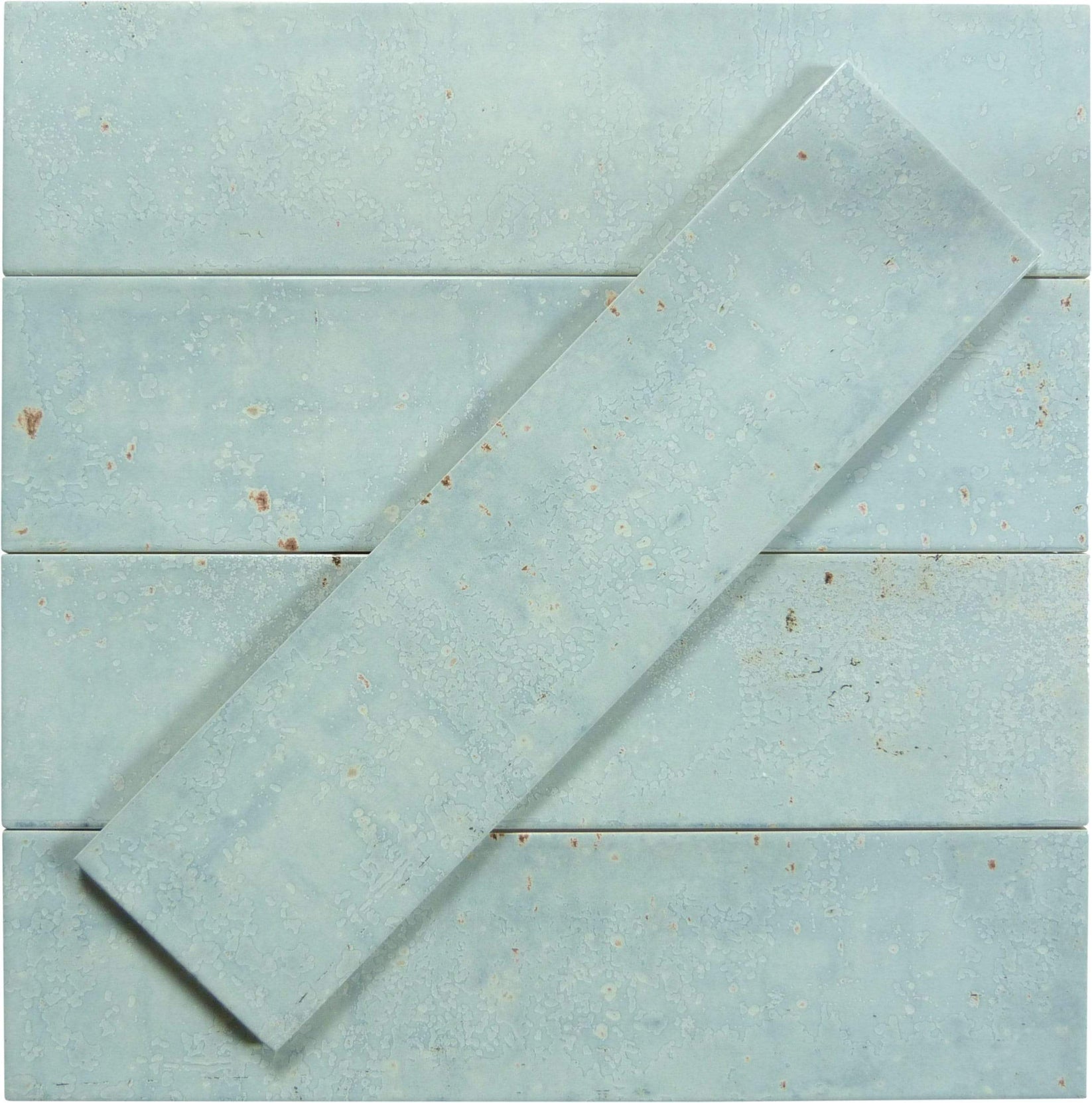 Light Sea Foam Aqua 4x16 Ceramic Glossy Subway Tile