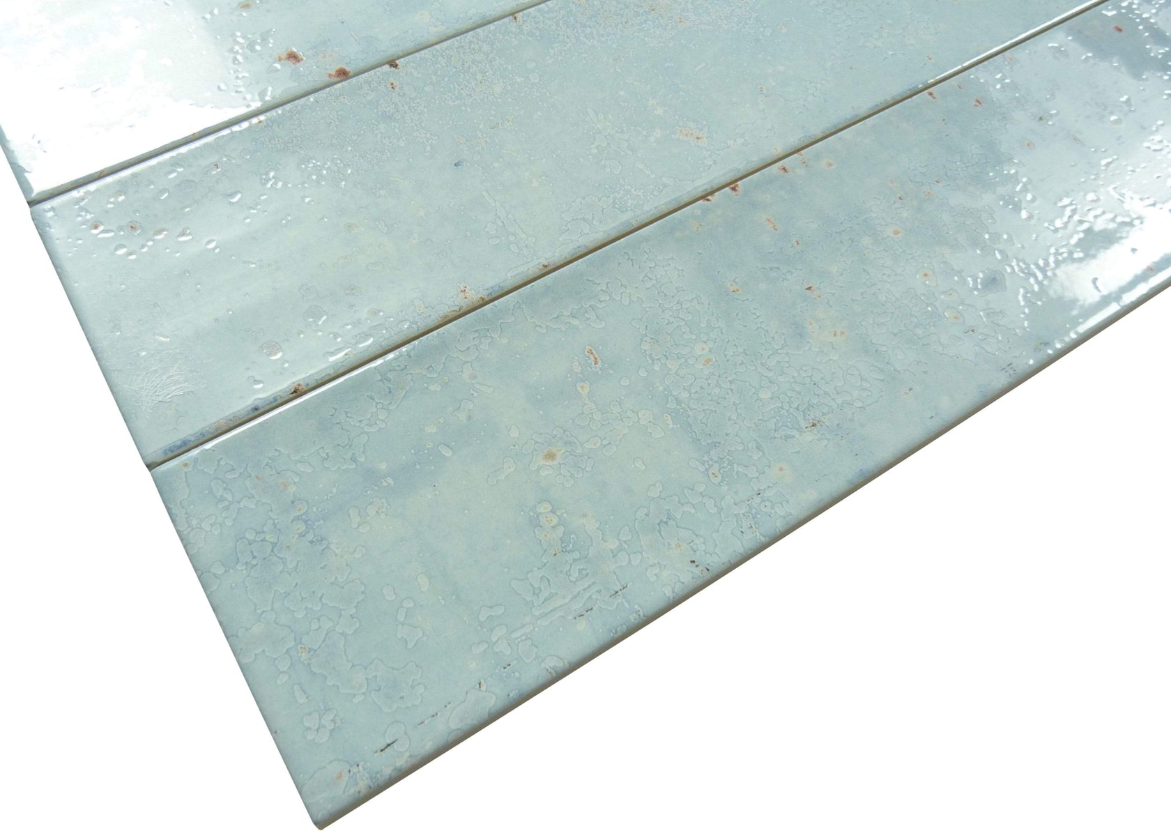 Light Sea Foam Aqua 4x16 Ceramic Glossy Subway Tile