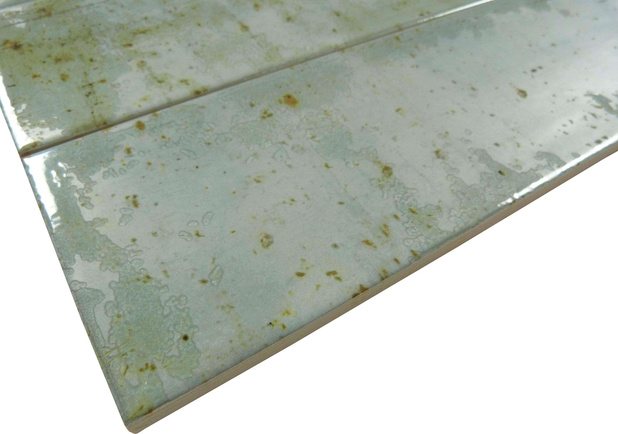 Moss Floor Green 4x16 Ceramic Glossy Subway Tile