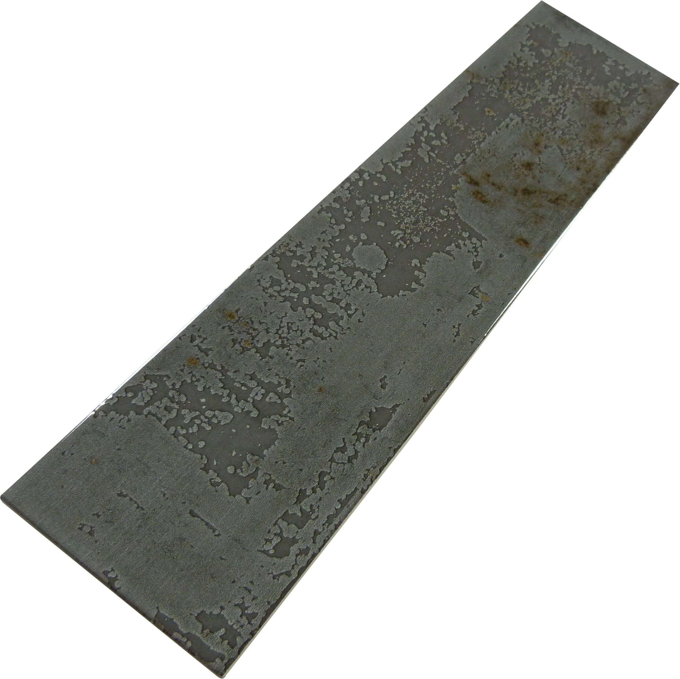 Night Armor Grey 4x16 Ceramic Glossy Subway Tile