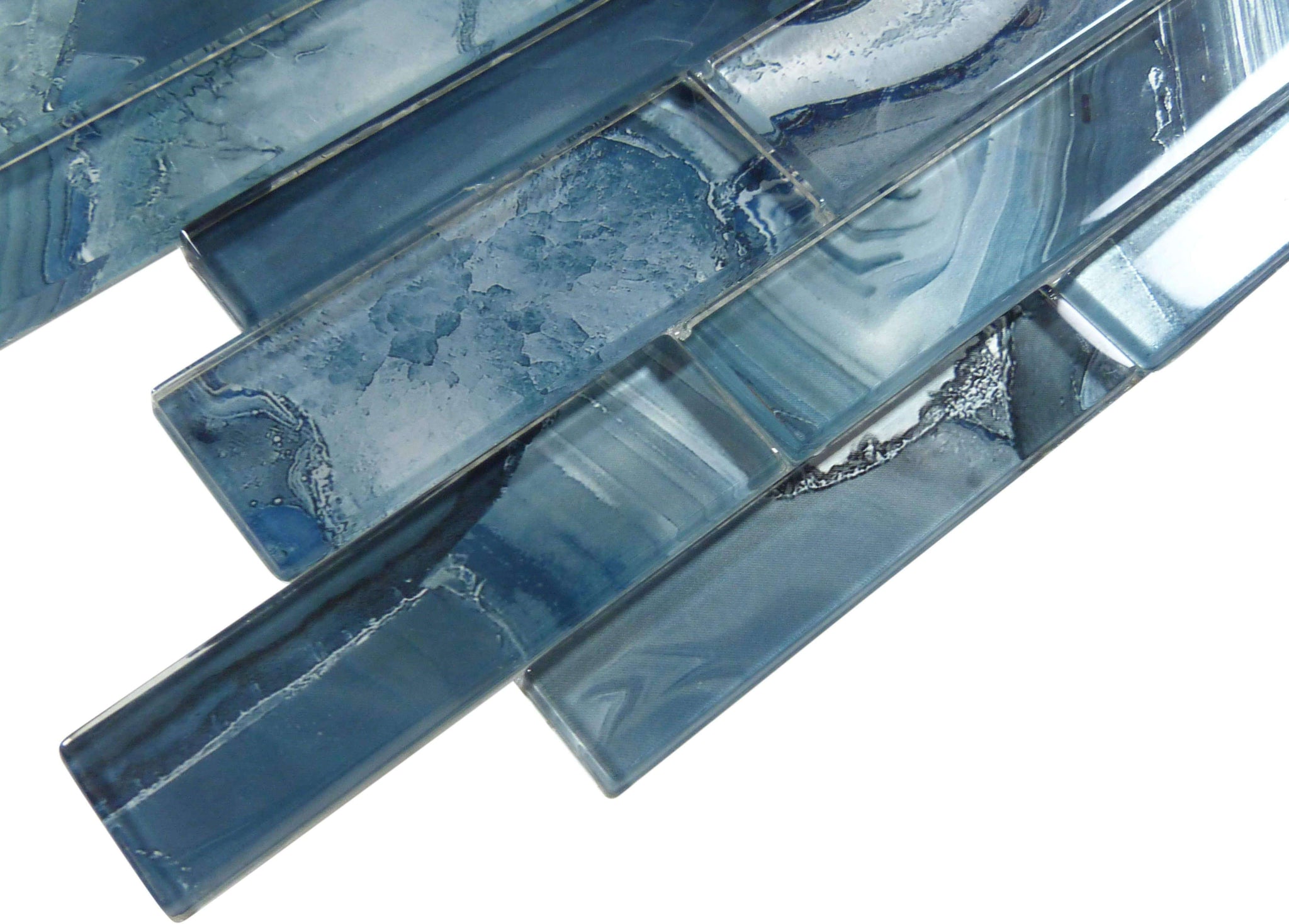 Buy Periwinkle Dust Blue Random Brick Tile - Oasis Tile