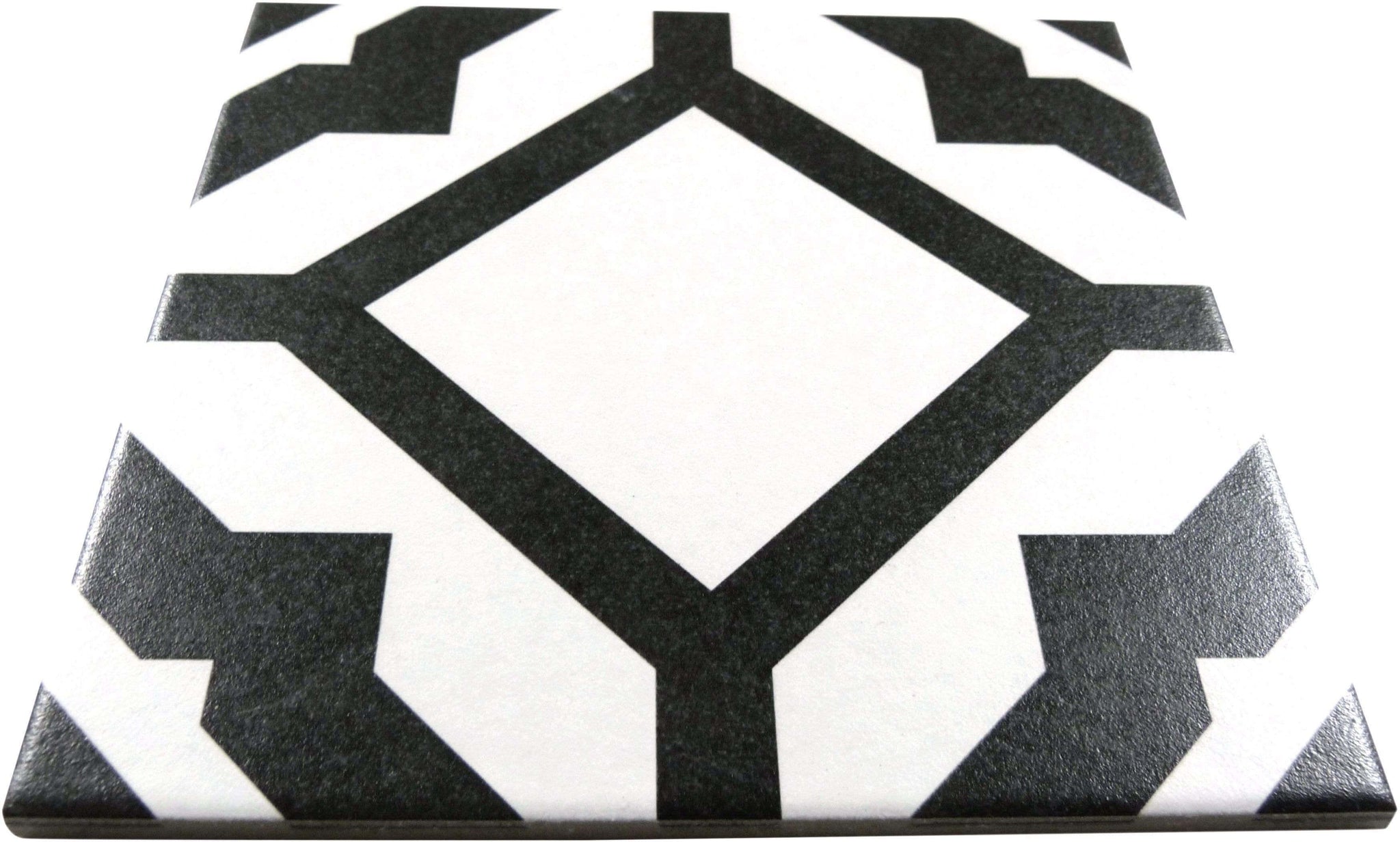 Retro Neuve Radiant Frame 8" x 8" Matte Porcelain Tile 9208