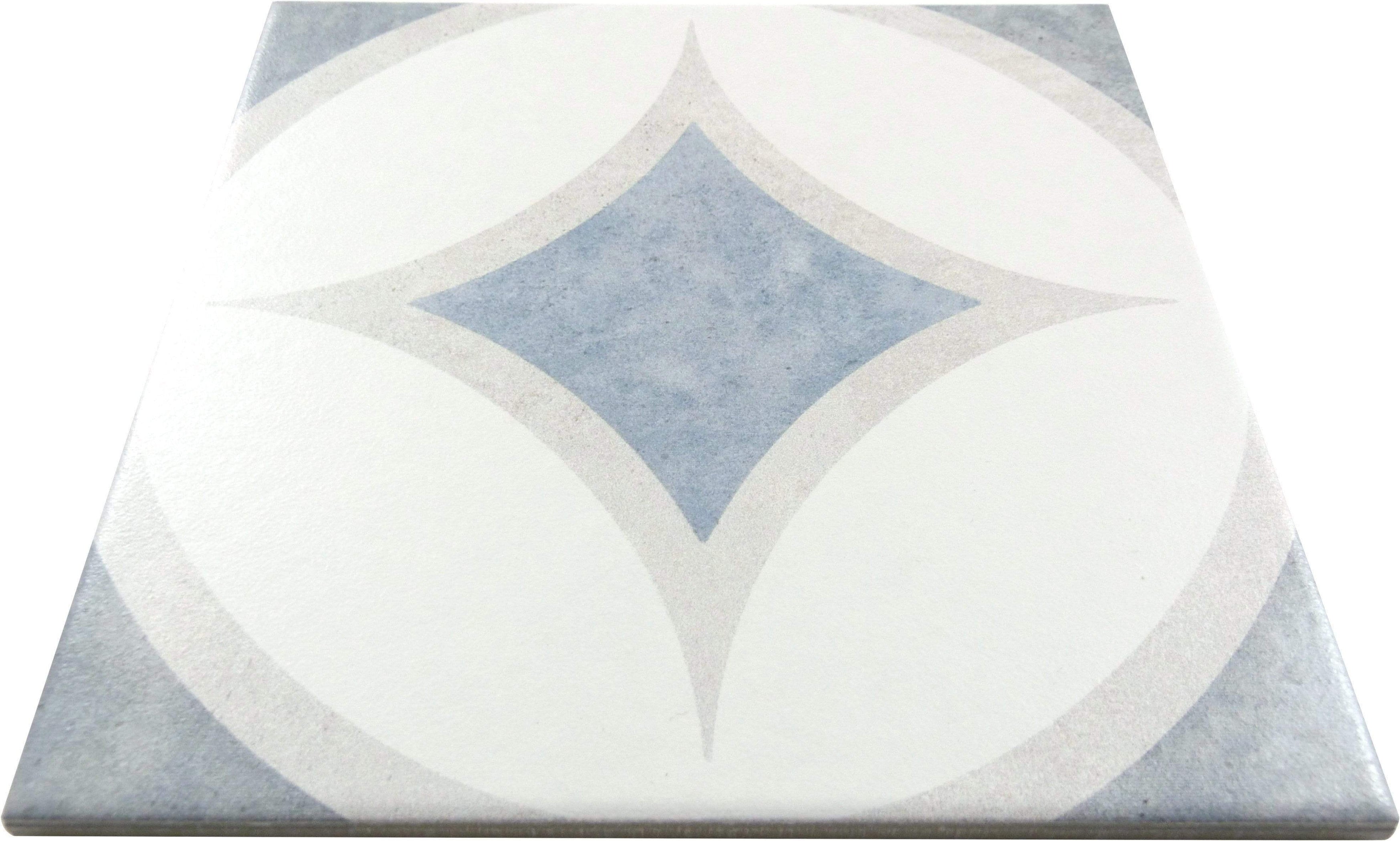 Retro Neuve Ocean Star Matte Porcelain Tile | Oasis Tile