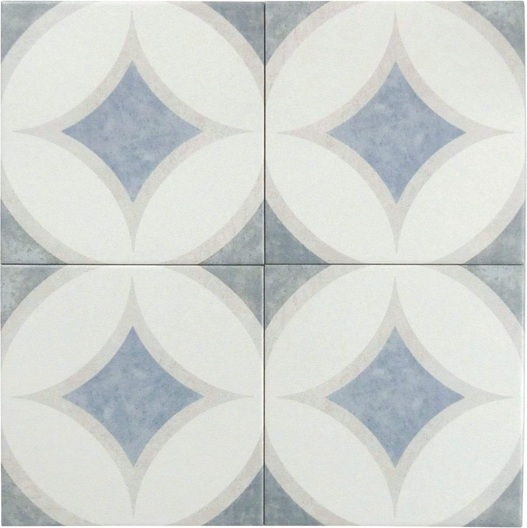 Retro Neuve Ocean Star Matte Porcelain Tile | Oasis Tile