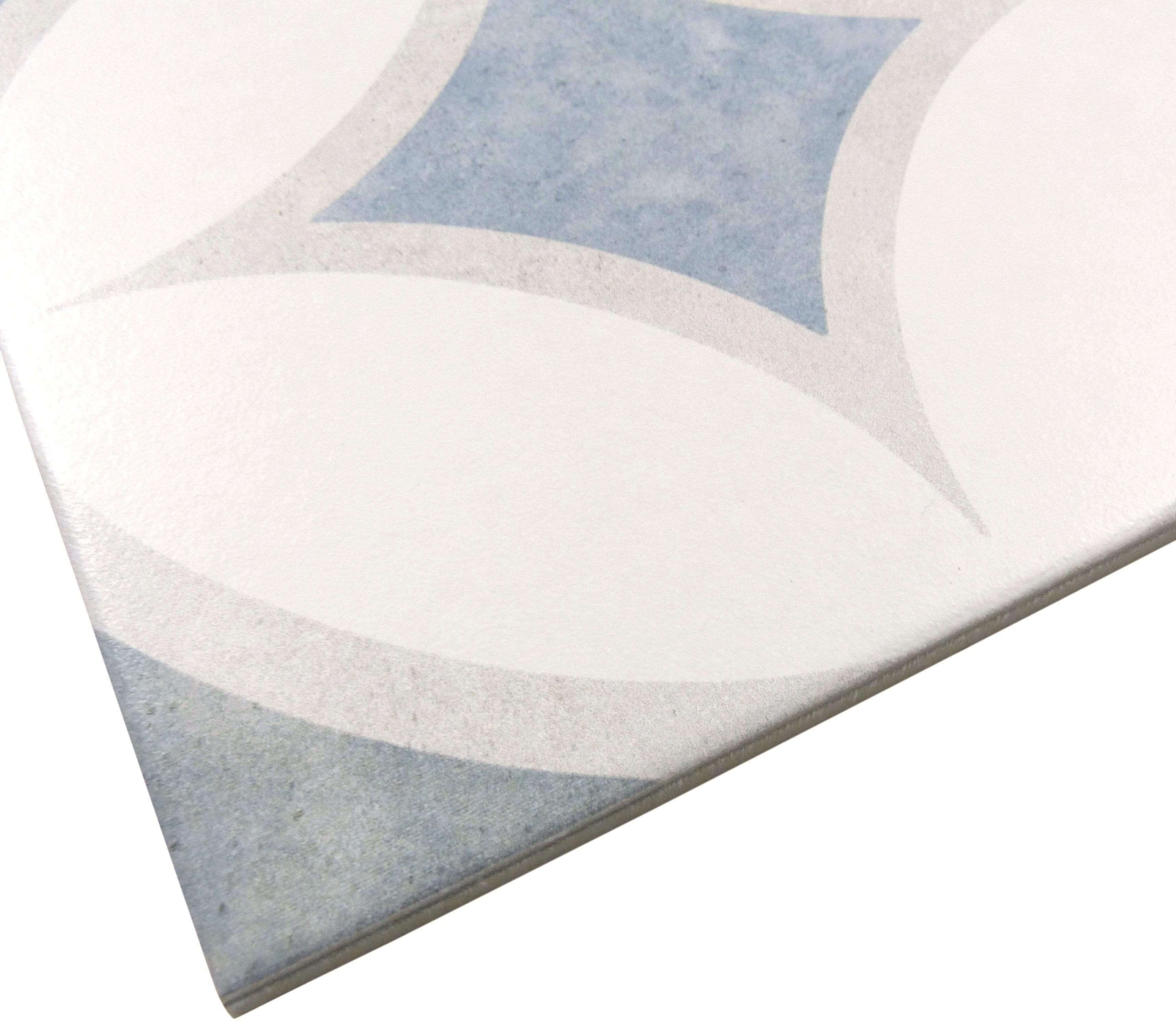 Retro Neuve Ocean Star Matte Porcelain Tile | Oasis Tile