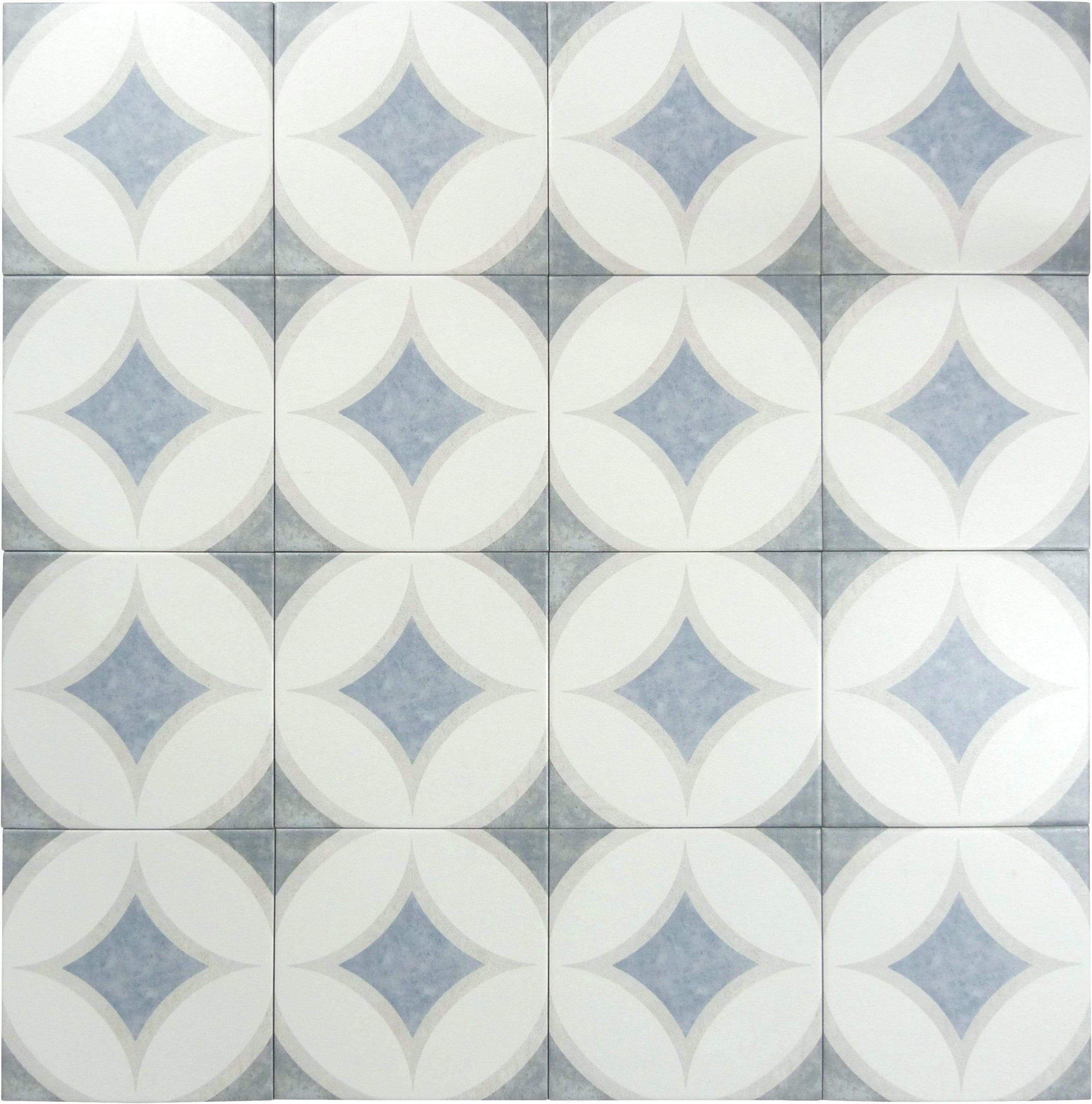 Retro Neuve Ocean Star Matte Porcelain Tile | Oasis Tile