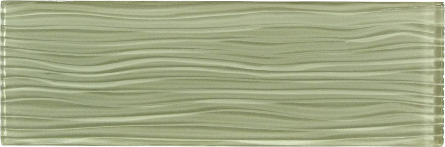 Fog Beige Wave 4Ã¢â€šÂ¬ï¿½x12Ã¢â€šÂ¬ï¿½ Glossy Glass Subway Tile