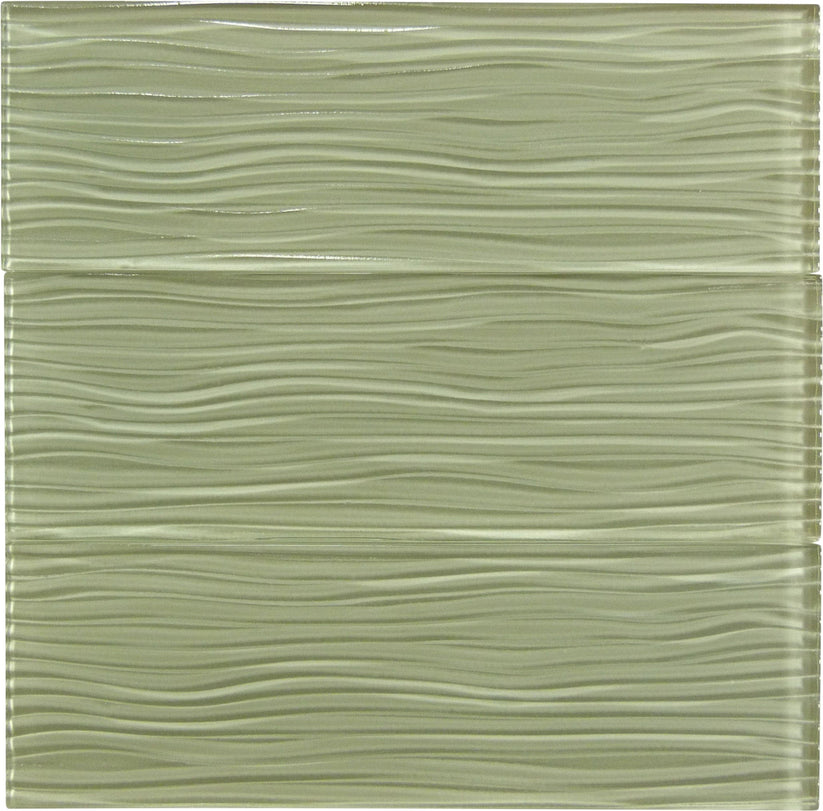 Fog Beige Wave 4Ã¢â€šÂ¬ï¿½x12Ã¢â€šÂ¬ï¿½ Glossy Glass Subway Tile ...