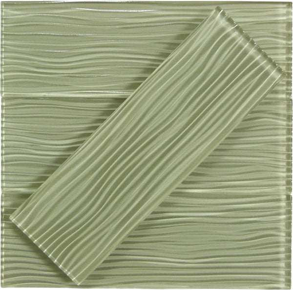 Fog Beige Wave 4Ã¢â€šÂ¬ï¿½x12Ã¢â€šÂ¬ï¿½ Glossy Glass Subway Tile ...