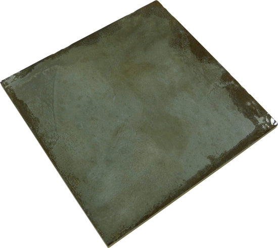 Geometric Calm Camouflage Green 8" x 8" Multi Finished Porcelain Tile ...