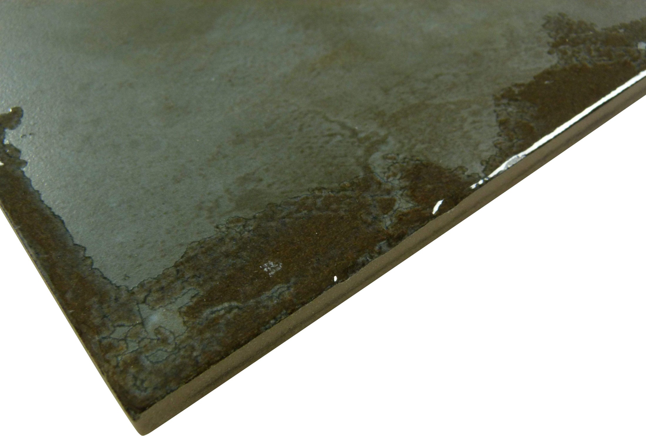 Geometric Calm Camouflage Green 8" x 8" Multi Finished Porcelain Tile ...