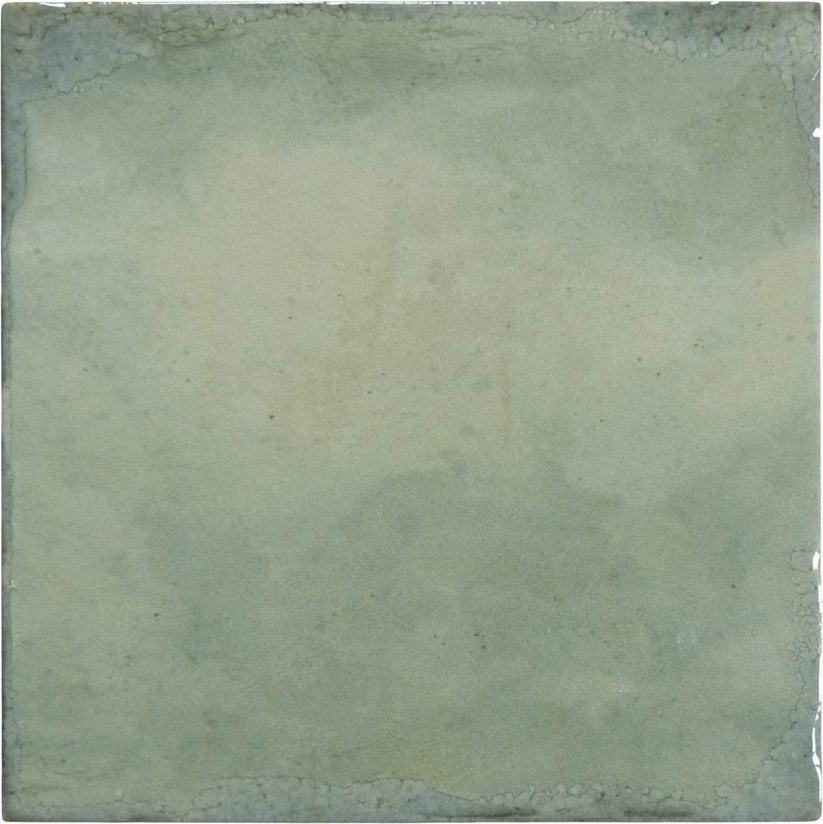 Geometric Calm Eco Green 8" x 8" Multi Finished Porcelain Tile GC1212