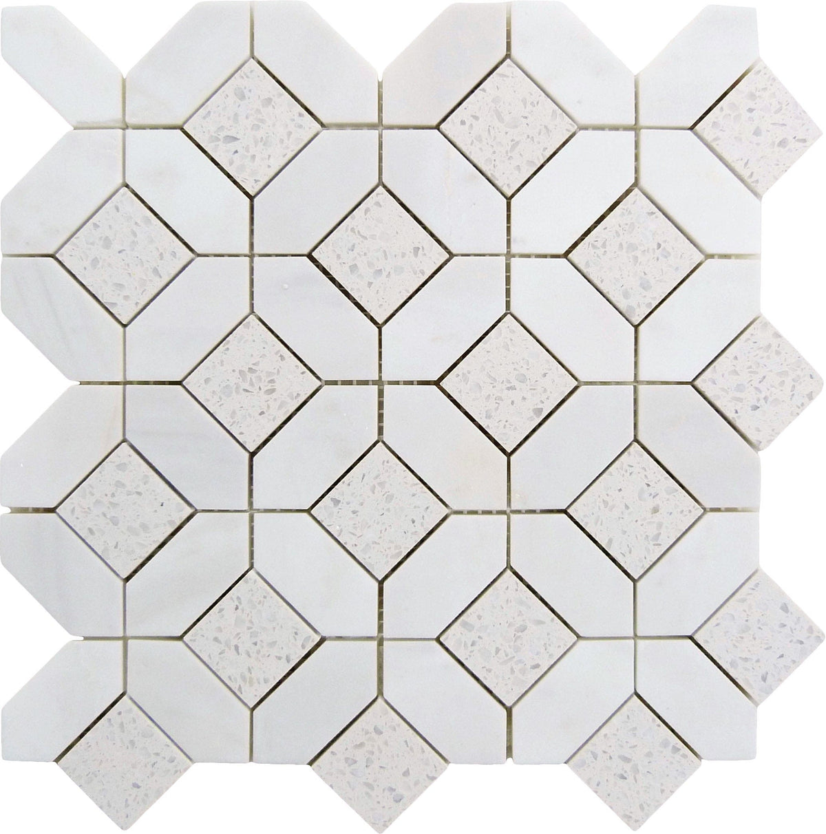 Hampton Arbors Freesia Arch Polished Stone Tile | Glazzio Tiles