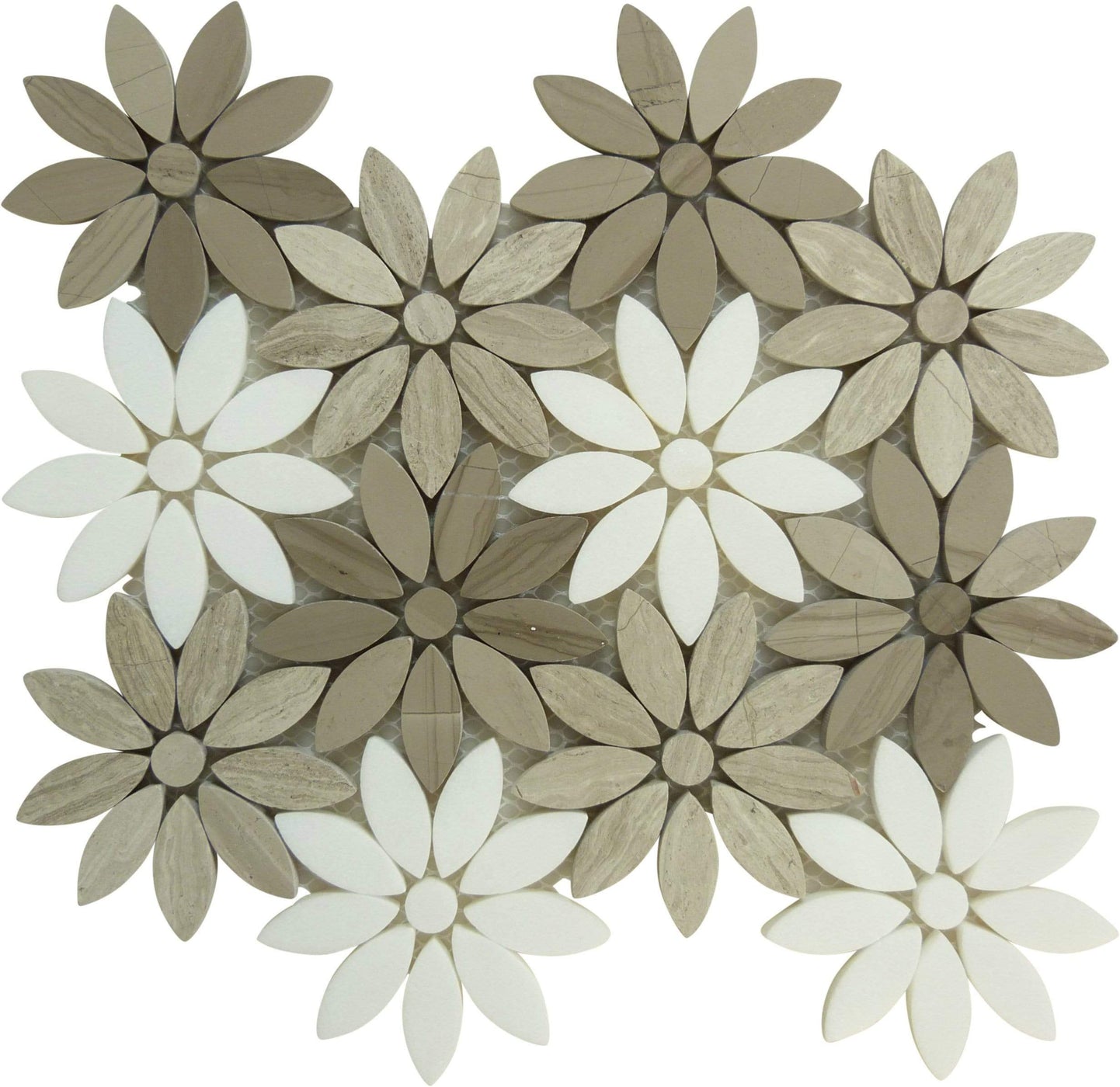 Kitchen Flower Tiles | Flower Wall Tile | Glass Tile Oasis