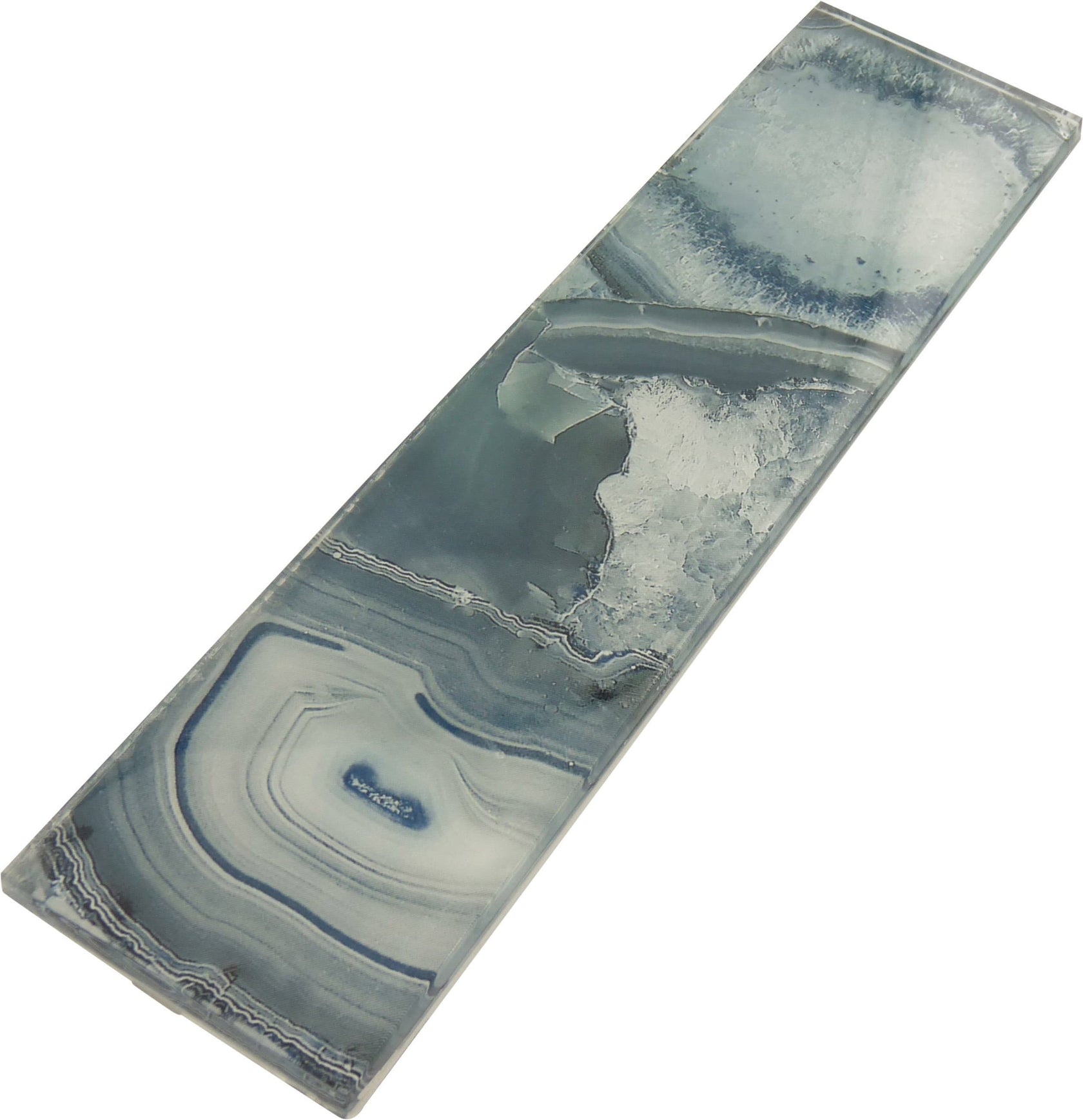 Magical Forest Periwinkle Dust Blue 3"x12" Tile - Oasis Tile