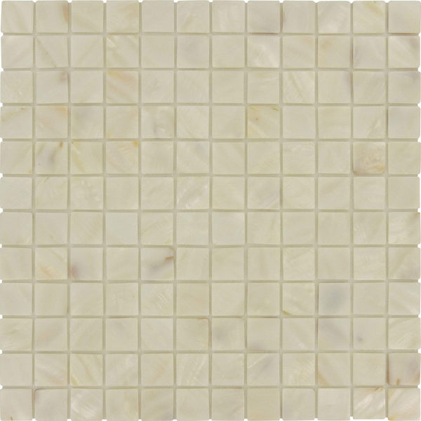 Mother of Pearl Shell Tile | 1x1 White Mother of Pearl Backsplash