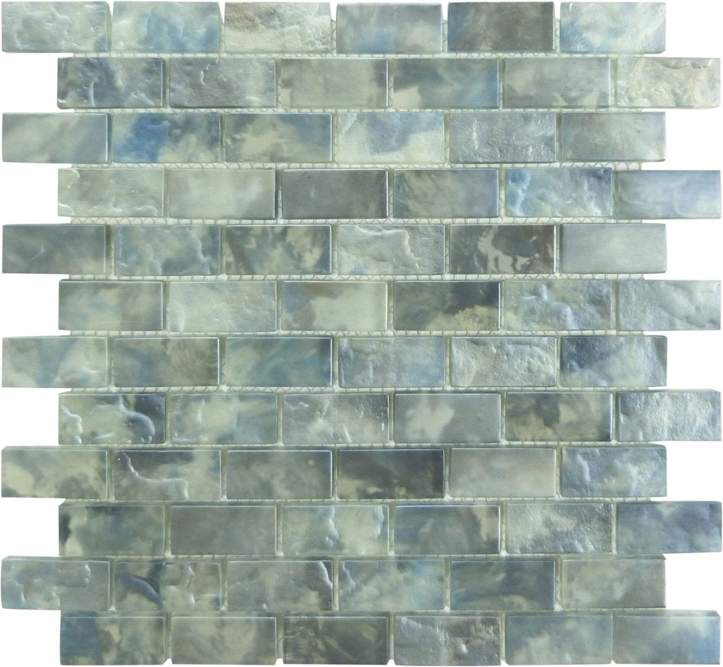 Iridescent glass subway tile backsplash For Bathroom and Pool