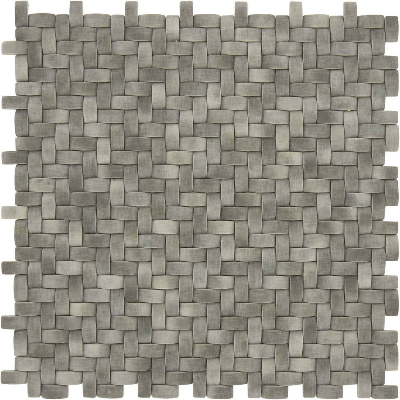 Grey Basket Weave Matte Glass Tile: MO323 | Shop Oasis Tile