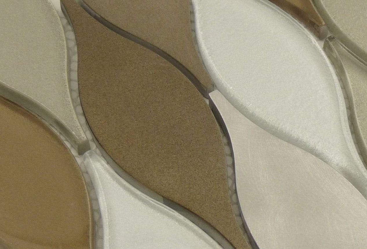 Purchase Glossy Glass and Metal Tile Online From Oasis Tile