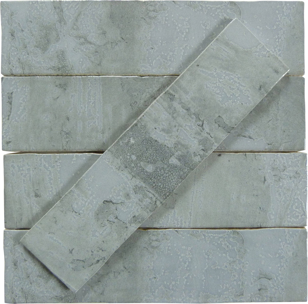 Rain Drops Afternoon Sprinkle Grey 3x12 Glossy Ceramic Tile RD265
