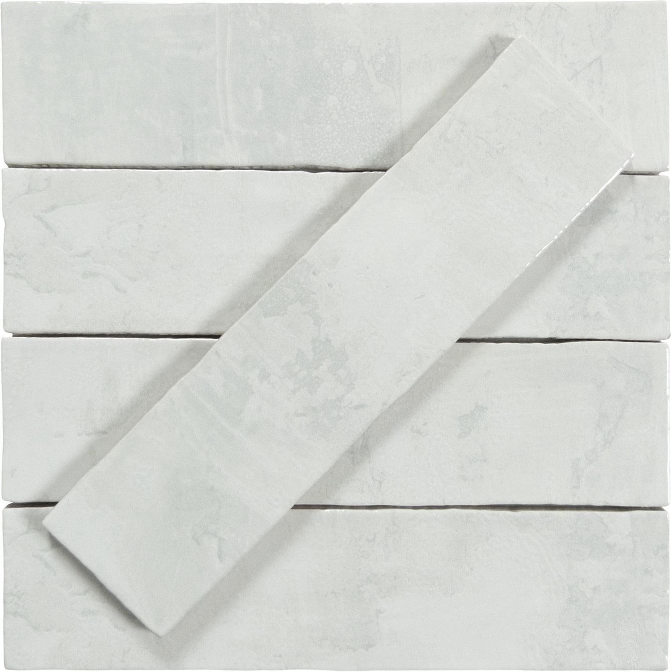 Rain Drops Day Break White 3x12 Glossy Ceramic Tile RD262