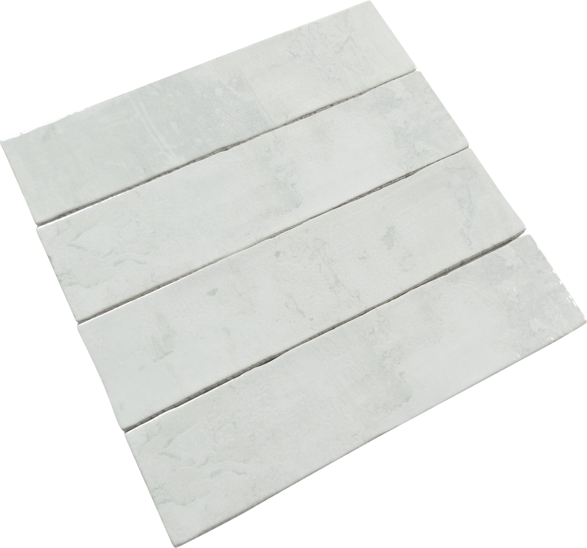 Rain Drops Day Break White 3x12 Glossy Ceramic Tile RD262