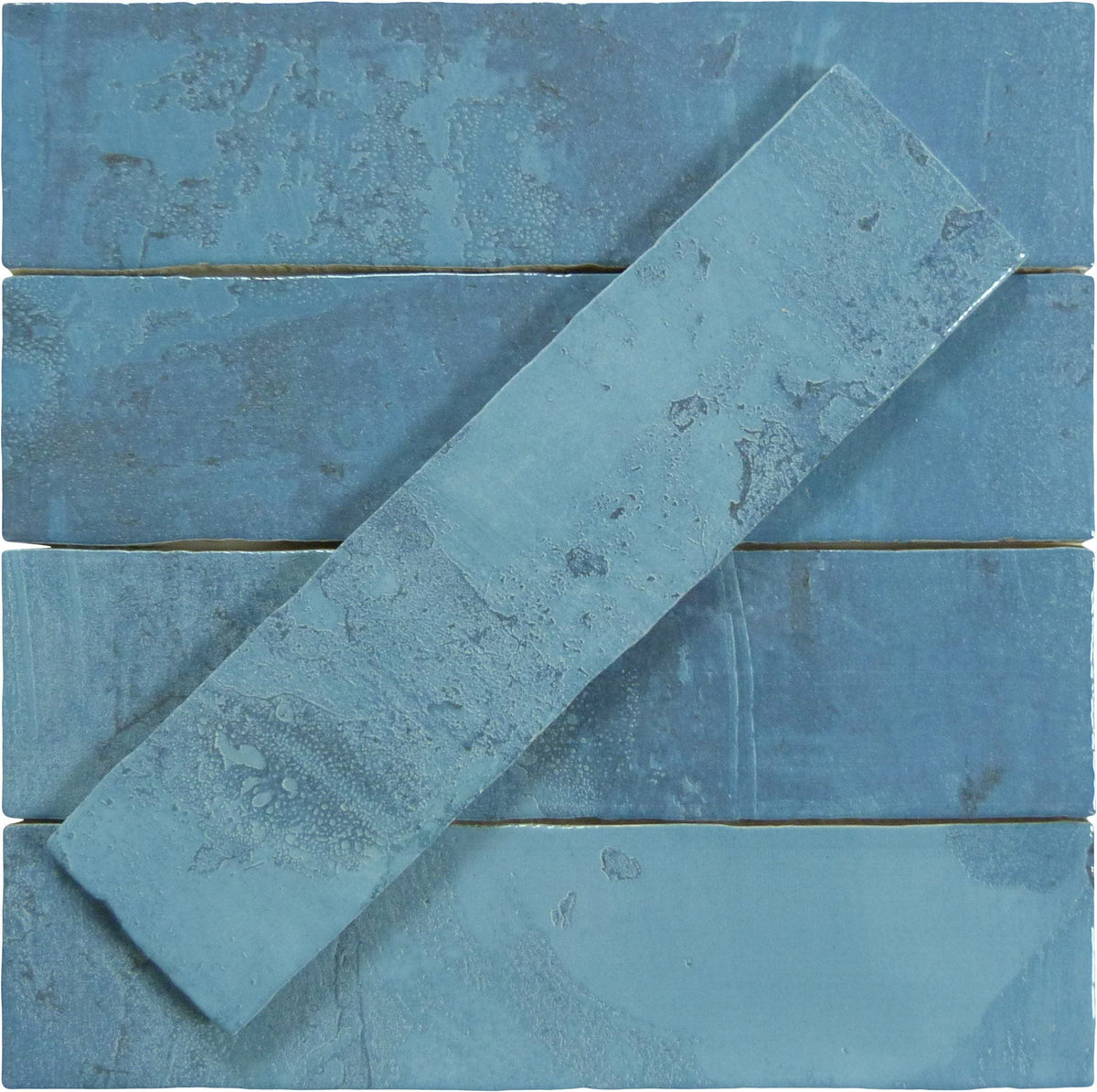 Rain Drops Ocean Mist Blue 3x12 Glossy Ceramic Tile RD261