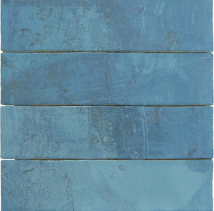 Rain Drops Ocean Mist Blue 3x12 Glossy Ceramic Tile RD261